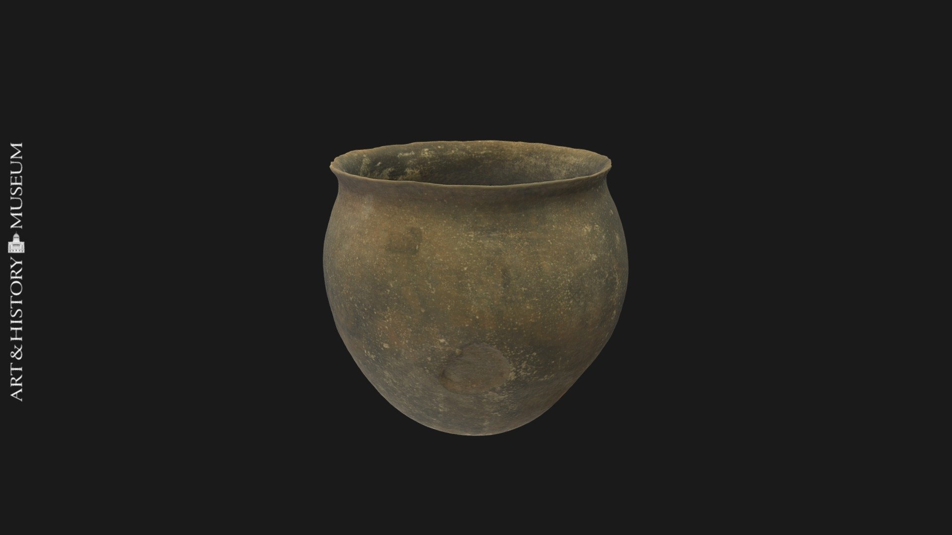 Egg-shaped pot with small opening & flaring rim - Download Free 3D ...