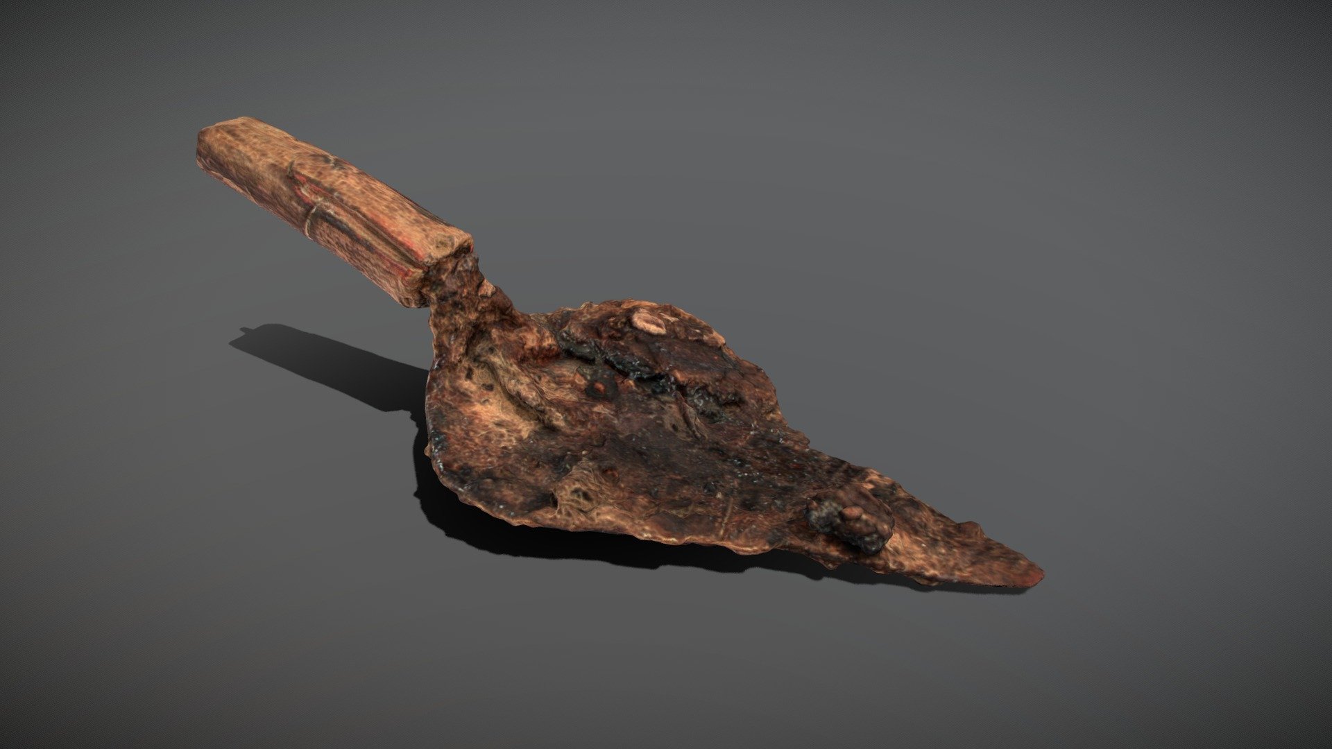 Roman Wooden Trowel - 3D model by Rhys Williams (Loyola University ...