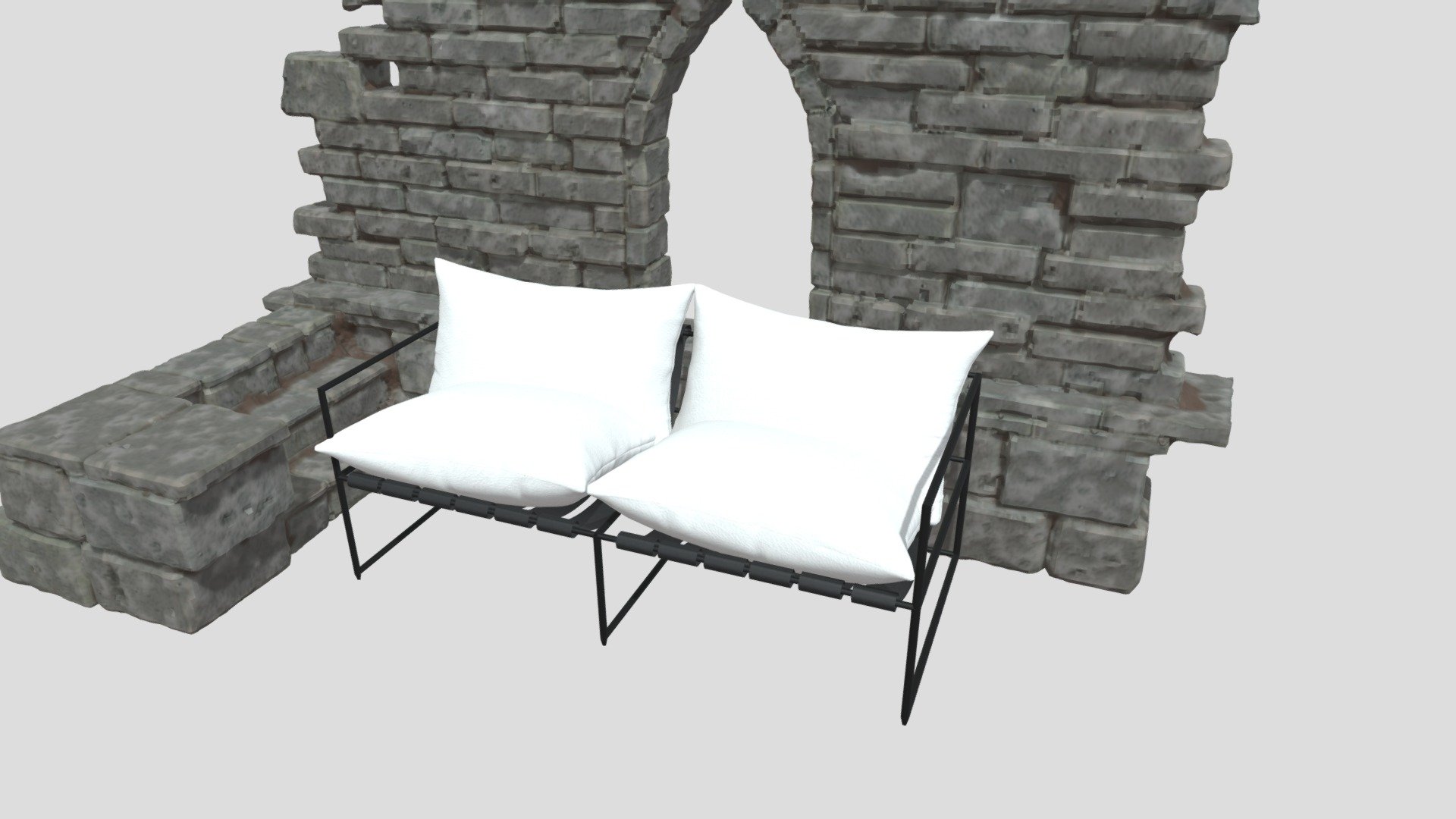 SOFA CLINTÓN - 3D model by AZKA - VINKEL (@azka.vinkel) [a889b37 ...