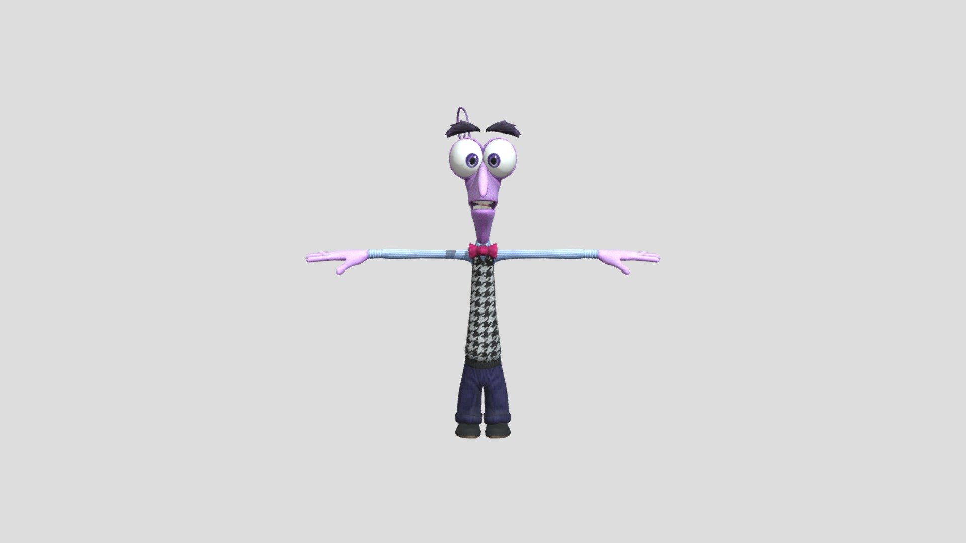 Fear (Inside Out) - Download Free 3D model by Guilherme Navarro ...