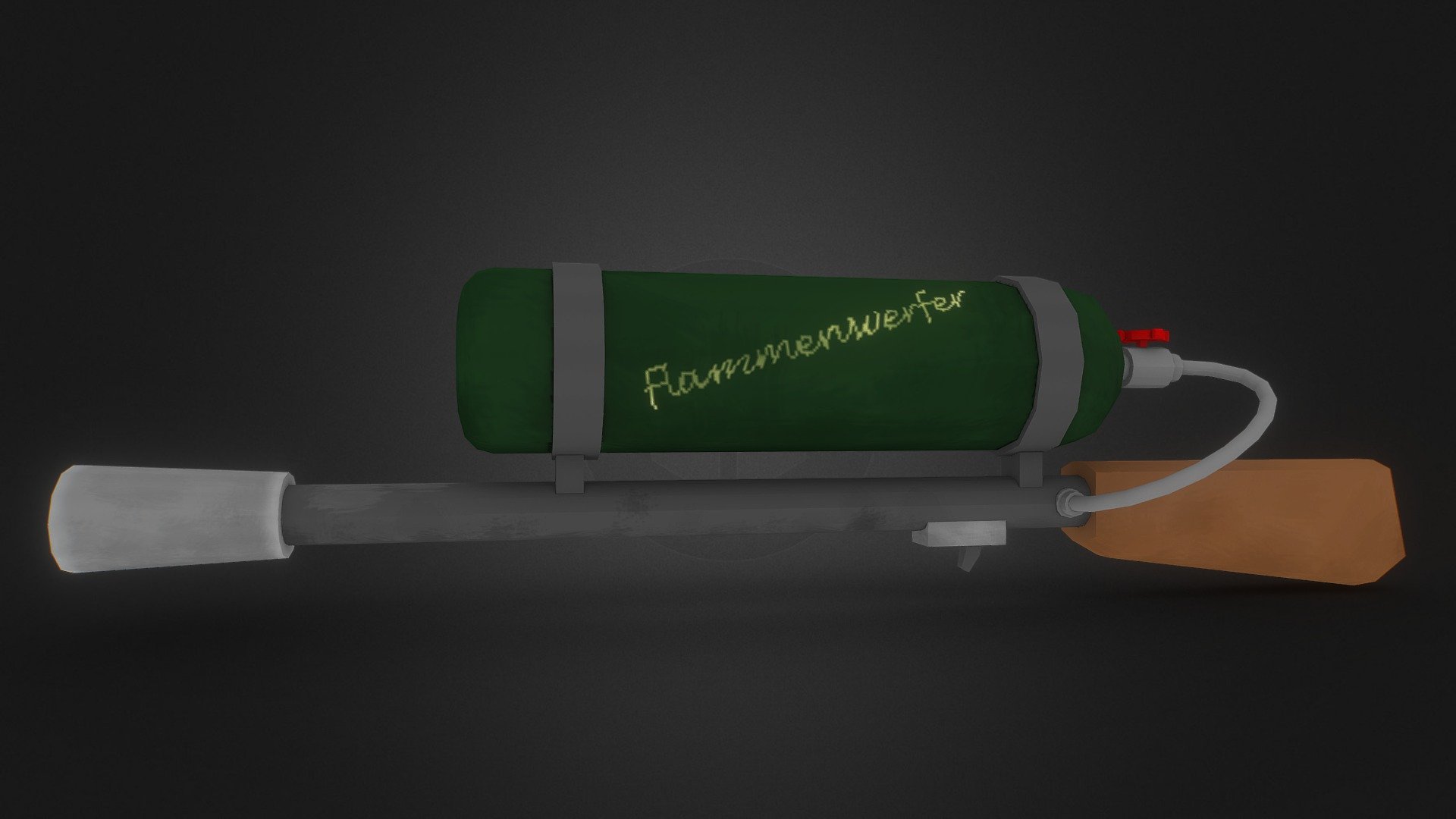 Low Poly Stylized Flame Thrower - Download Free 3D model by Anggo Ari ...