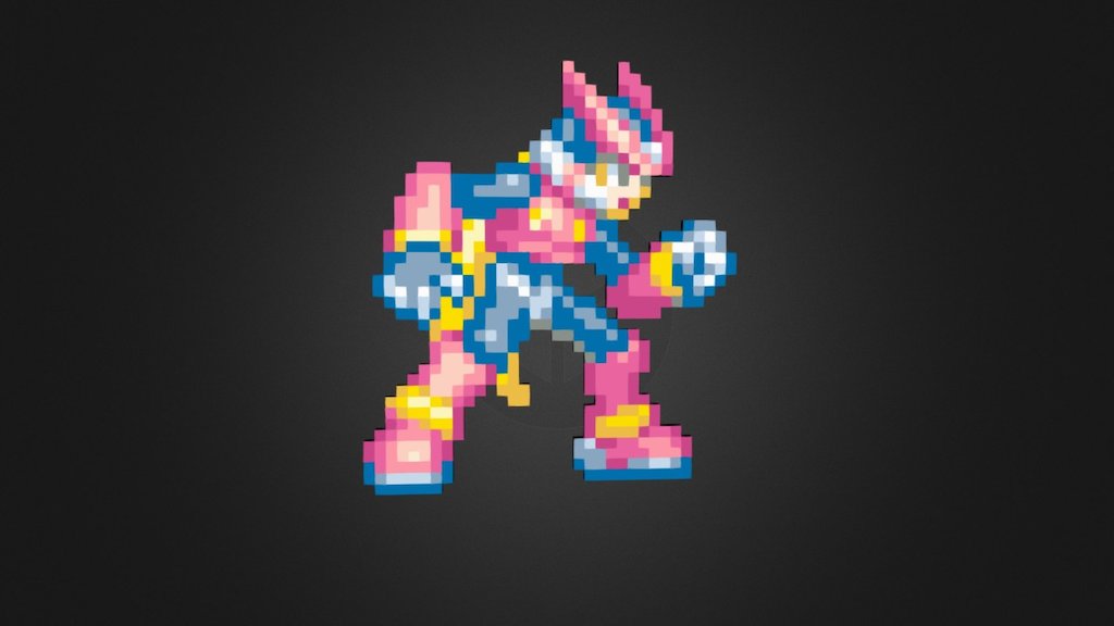 PixelArt Zero - 3D model by nate.betts19 [a88d6f2] - Sketchfab