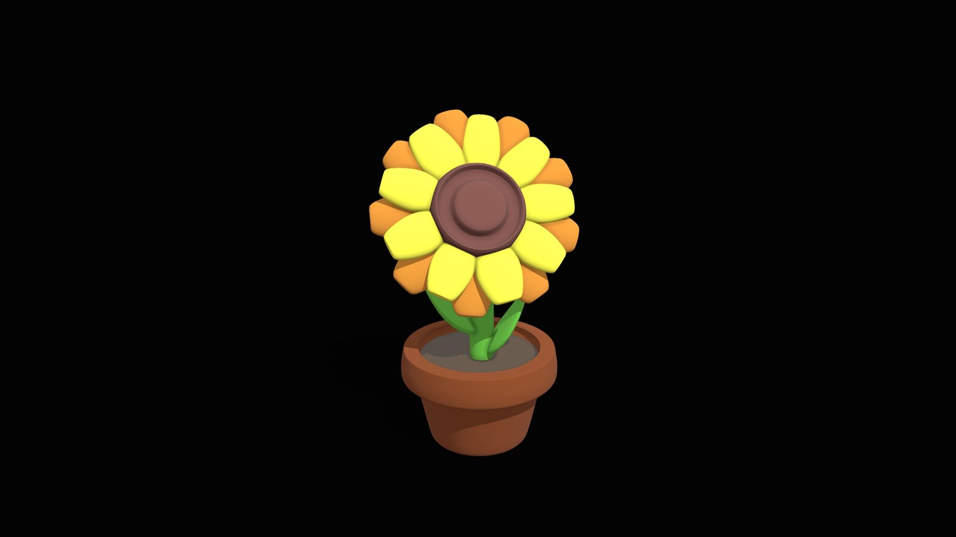 Sunflower - Download Free 3D model by Mỹ Thắm (@mtham16) [a88da51 ...