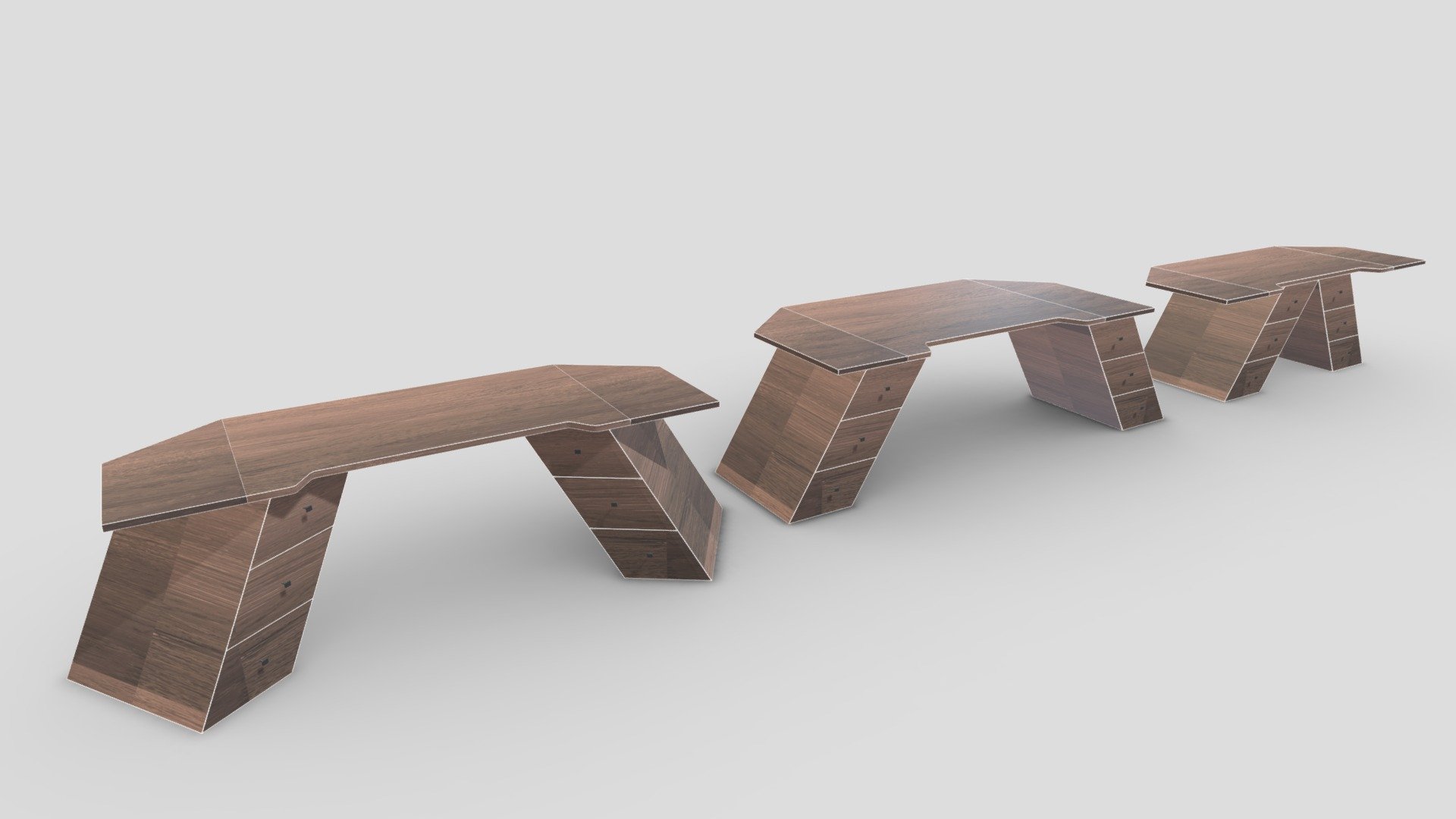 Gaming desk - 3D model by Abideen [a88fc7d] - Sketchfab