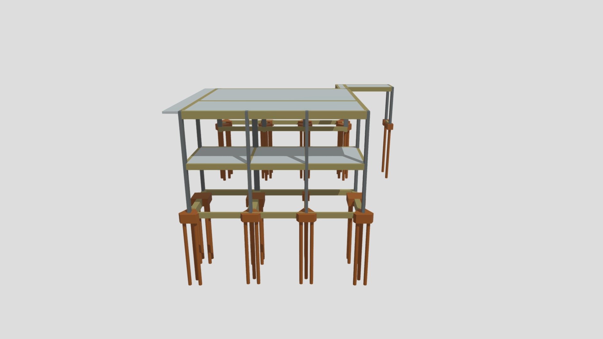Pórtico 3D - Download Free 3D model by Eng.Diogo [a8914d4] - Sketchfab