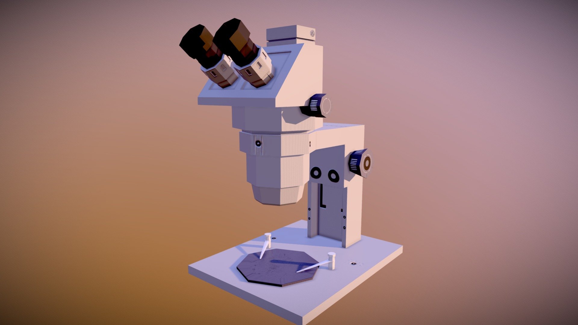 microscopio de diseccion - lowpoly - Buy Royalty Free 3D model by ...