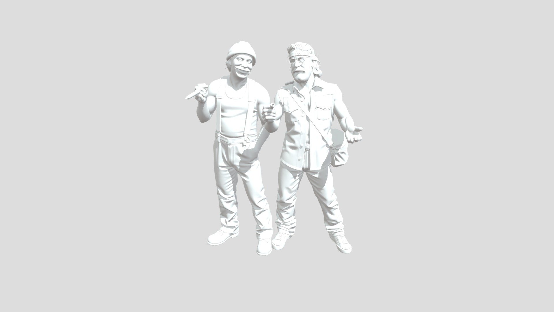 CHEECH AND CHONG LEGENDS COLLECTION - 3D model by Tinus Marais "Gemine ...