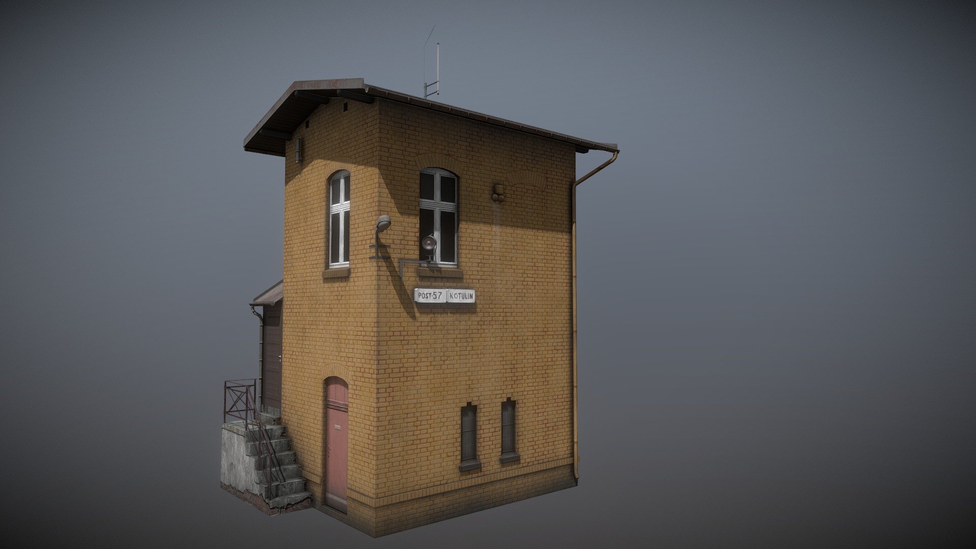 Railway Signal Box No. 57 - Download Free 3D model by Balaclava3DStudio ...