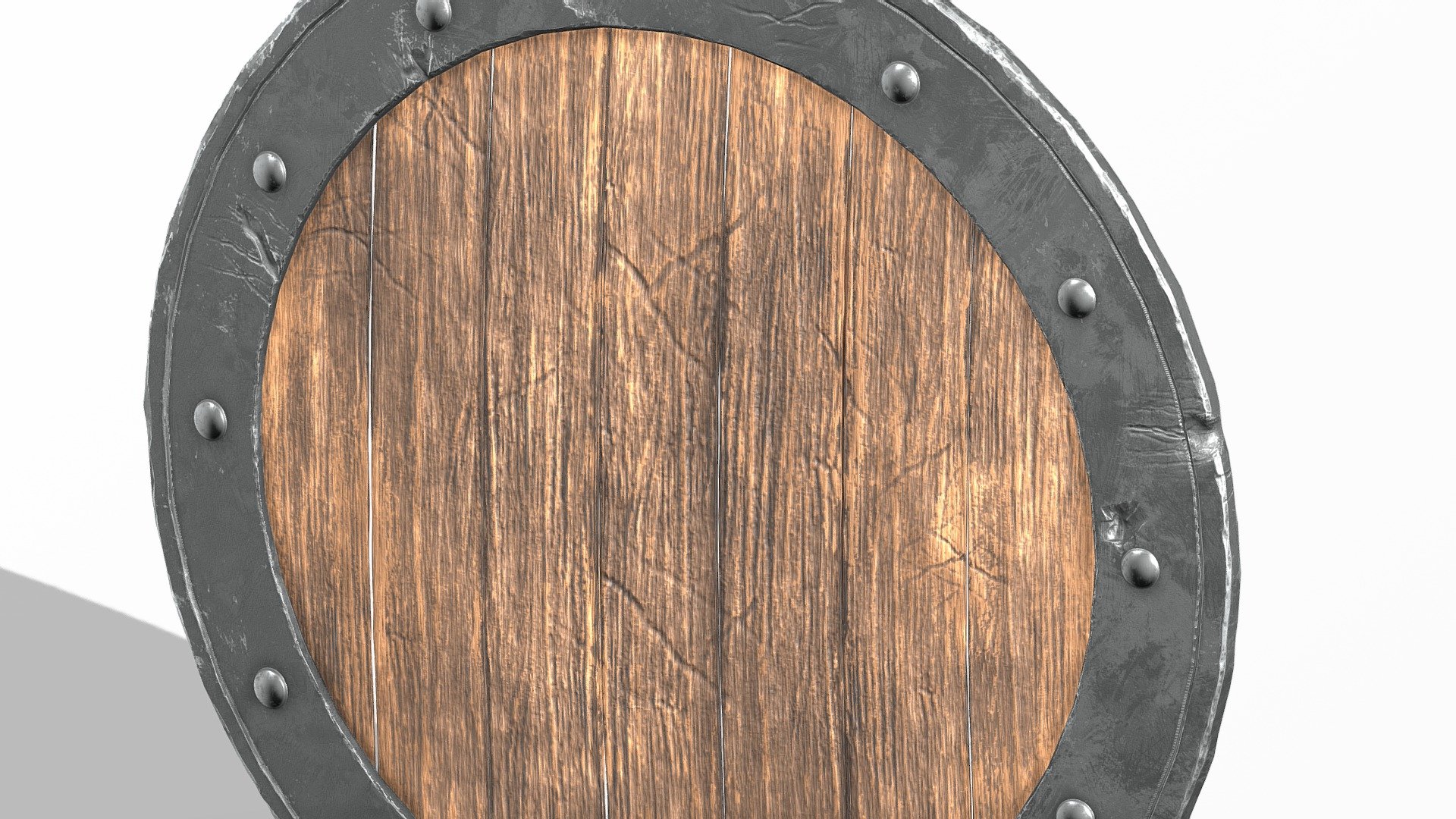 Old Wood Shield - 3D model by Anthony Barcenas (@axb7196) [a89858a ...