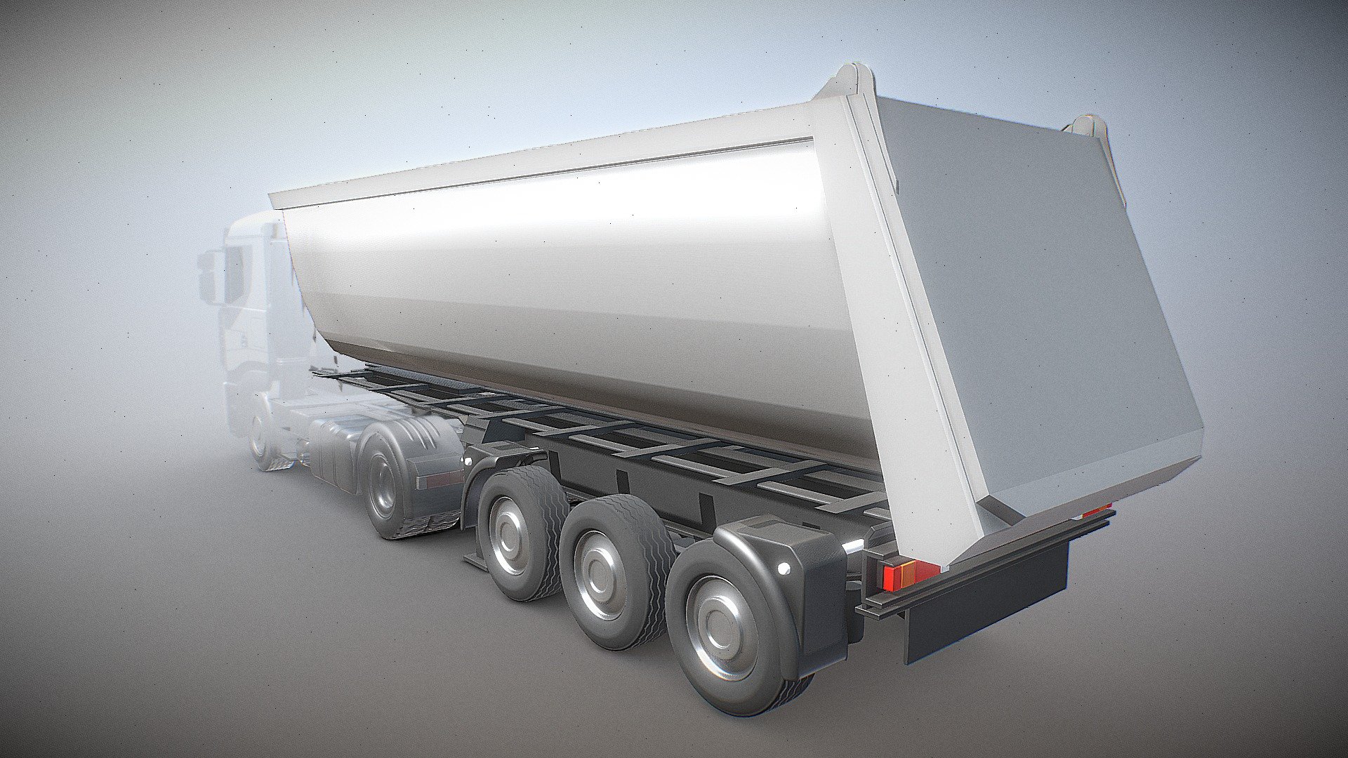 Dump Truck Trailer (WIP-1) - 3D model by VIS-All-3D (@VIS-All) [a8989fa ...