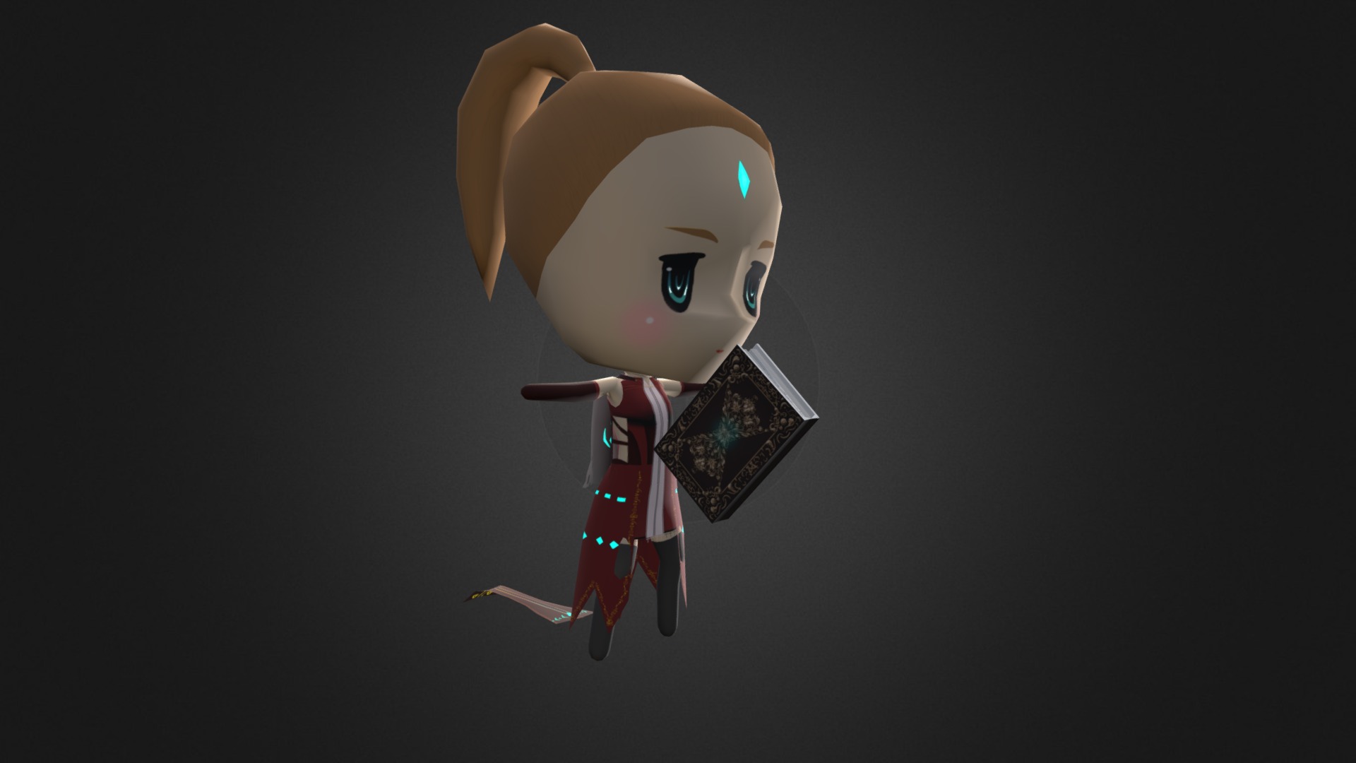Q version of the magician - 3D model by liveing99 [a899439] - Sketchfab