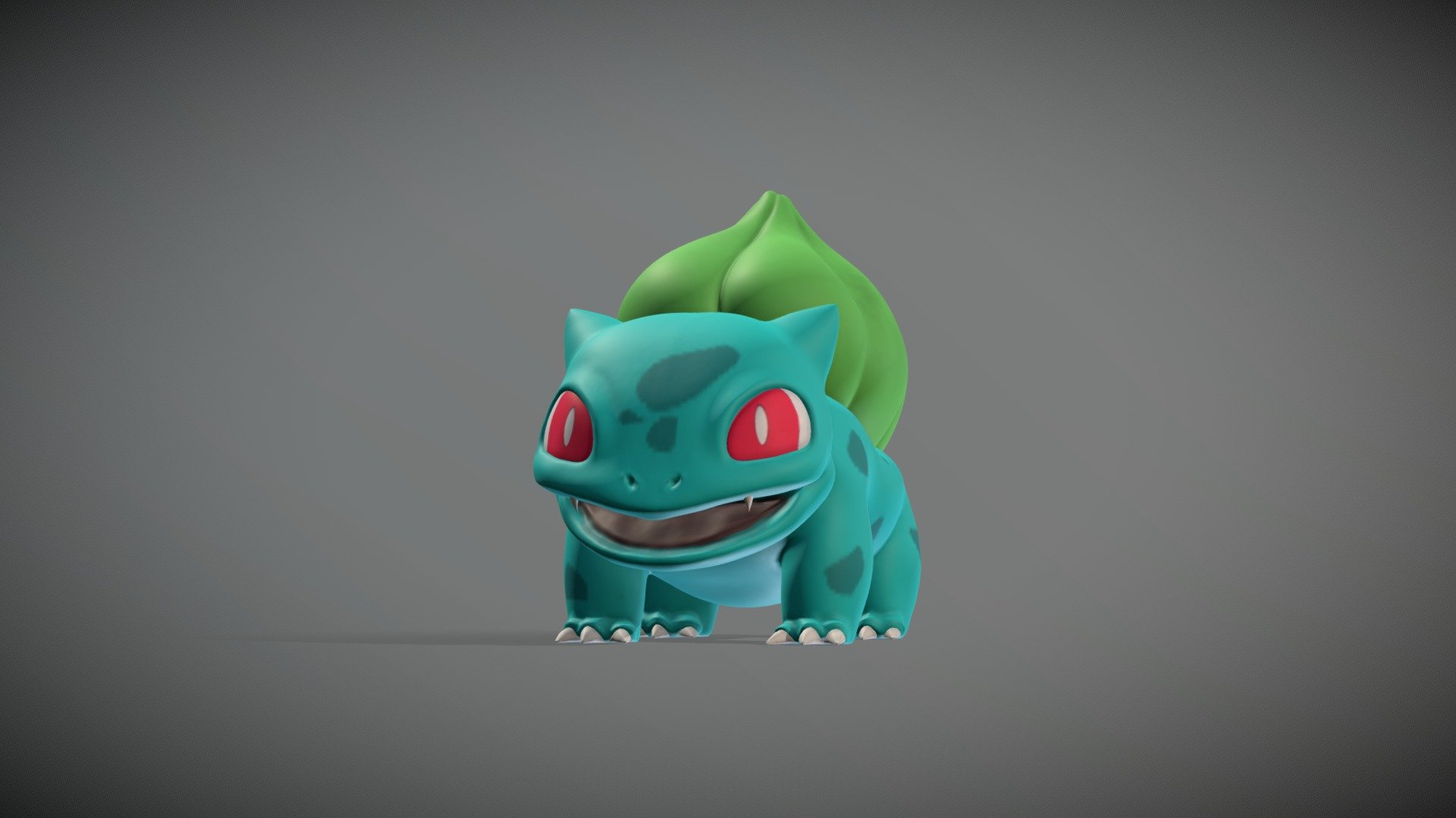 3D Bulbasaur - 3D model by Felipe Gomes (@felipebgomes) [a89b39e ...