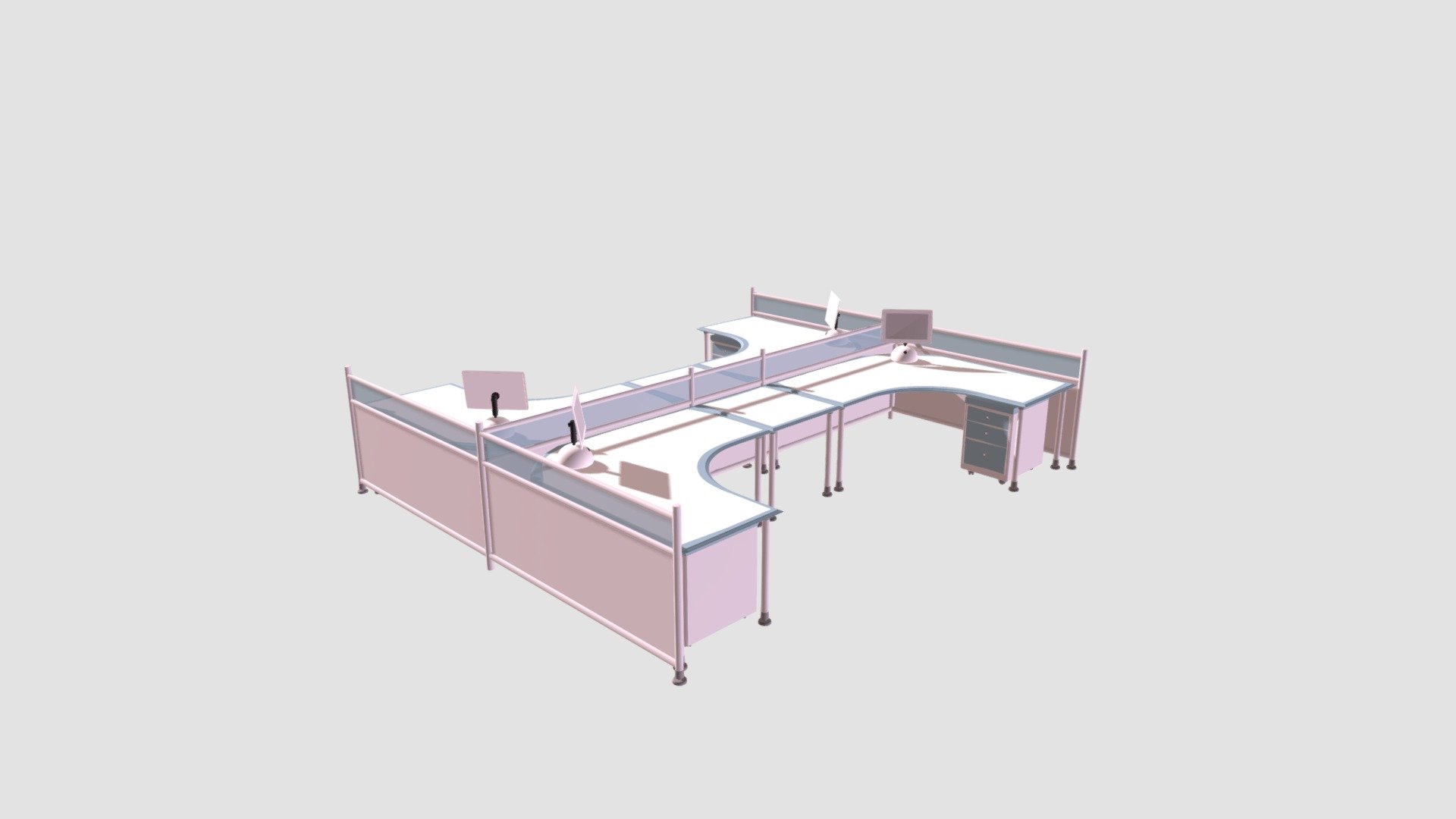 office desk - Buy Royalty Free 3D model by Evermotion [a89e070 ...