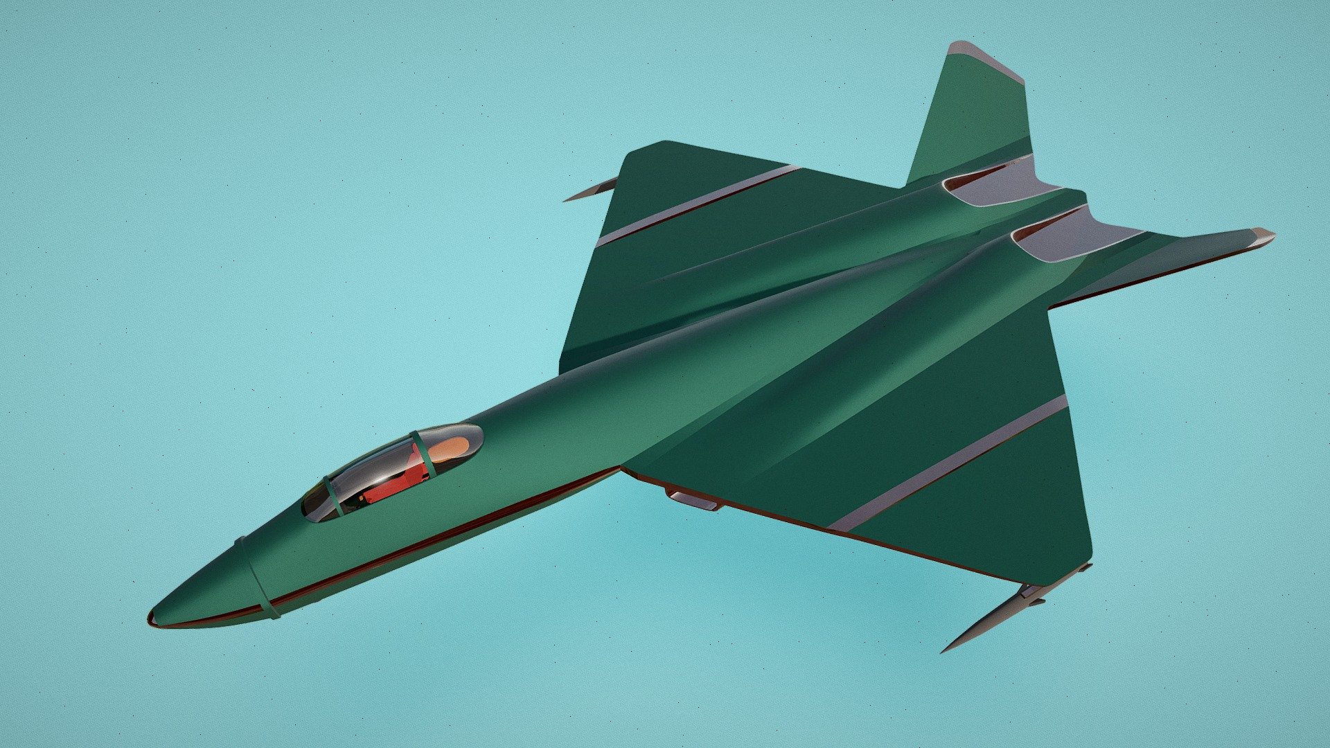 Fighter Aircraft YF 23 - 3D model by Sevda Sabirova (@sevdasabirova) [a8a04de] - Sketchfab