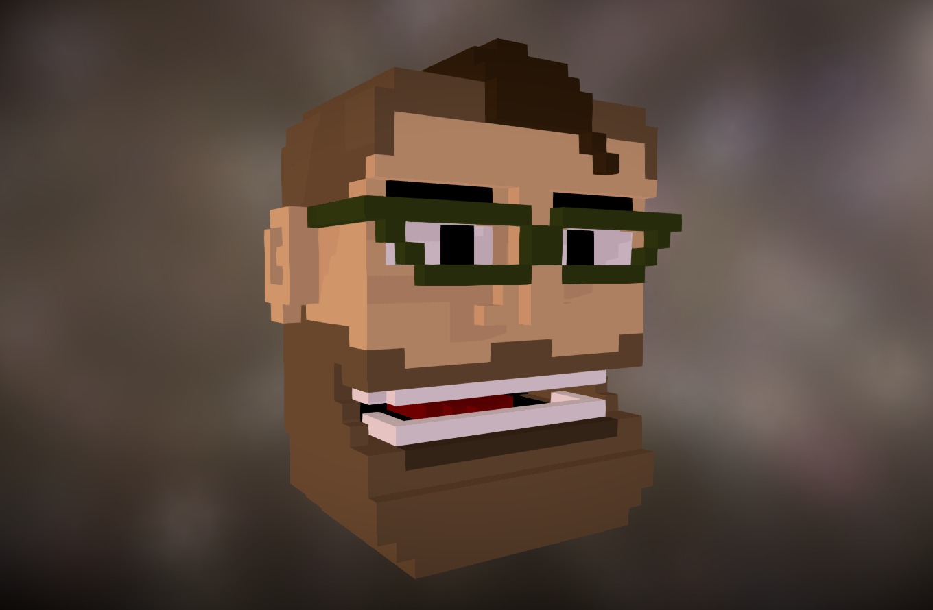 My Voxel Headshot - 3D model by Aaron XR Dev (@AaronXRdev) [a8a27ac ...