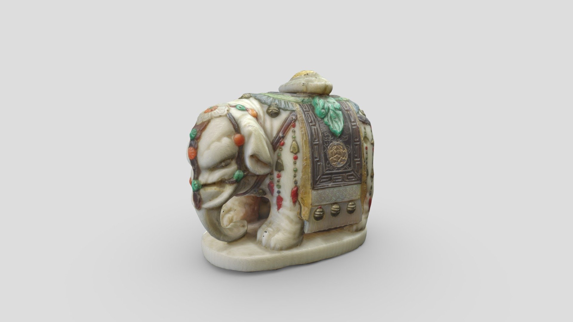 Netsuke Elephant - 3D model by eligroborchik [a8a403d] - Sketchfab