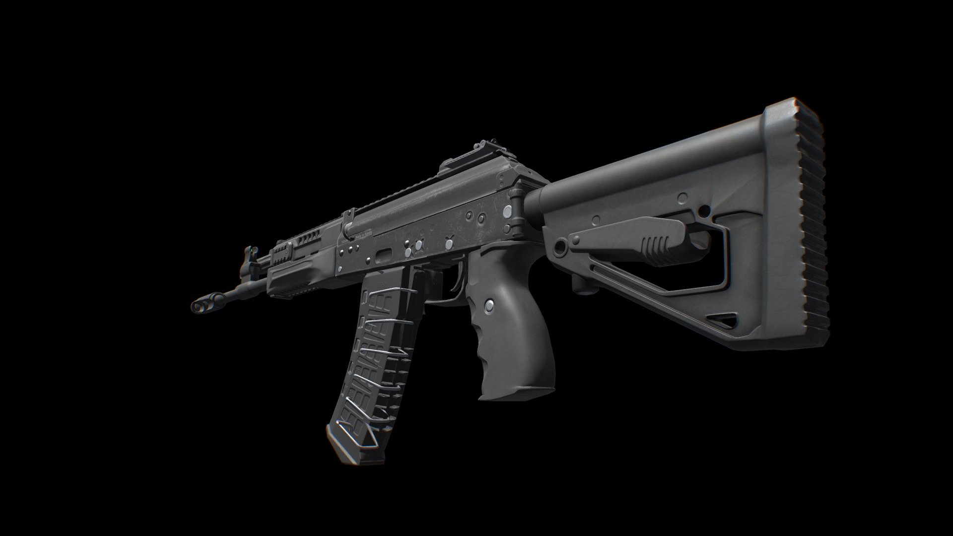 AK-12 - 3D model by MORSKOI BIBIS (@sokysokus) [a8a43b1] - Sketchfab