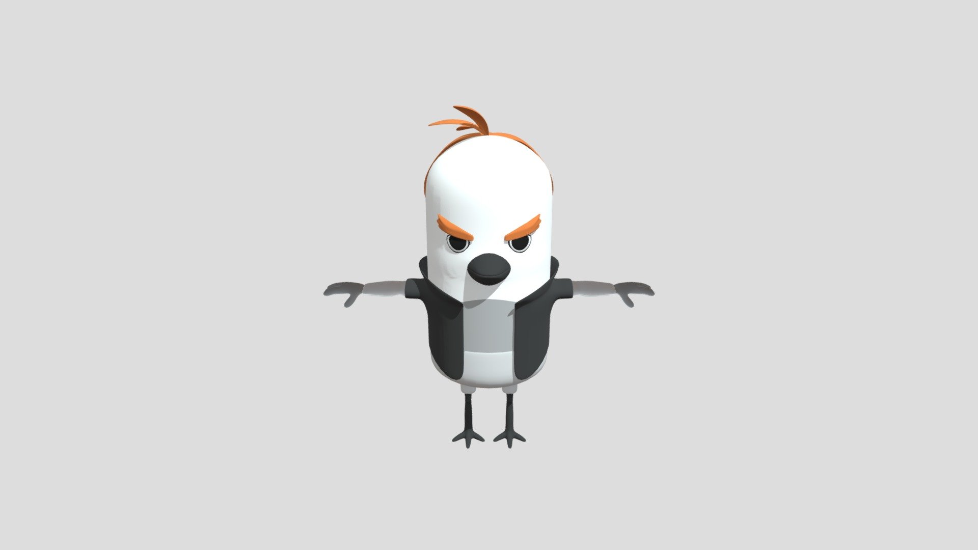 Pigeon (Rig) - 3D model by mat.qemal [a8a482d] - Sketchfab