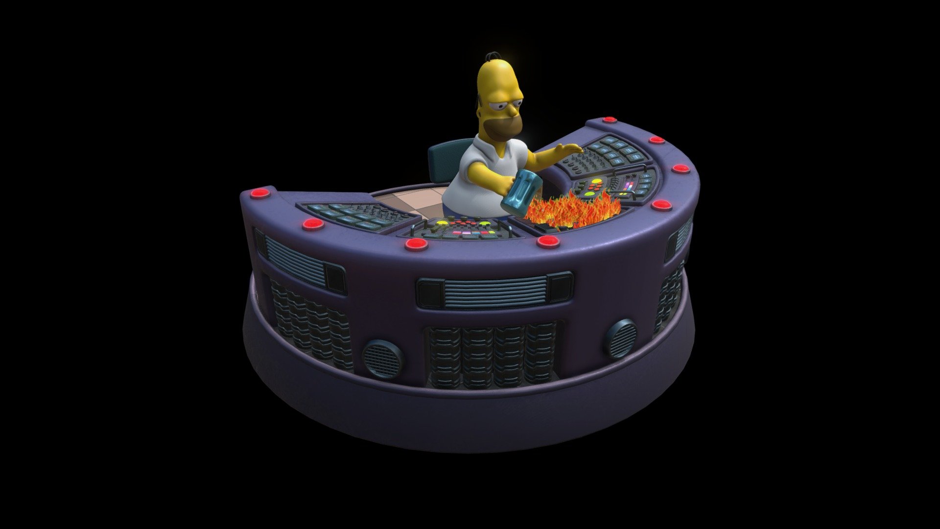 Homer Simpson (cartoonchallenge2017) - 3D model by ckatuh [a8a5331 ...