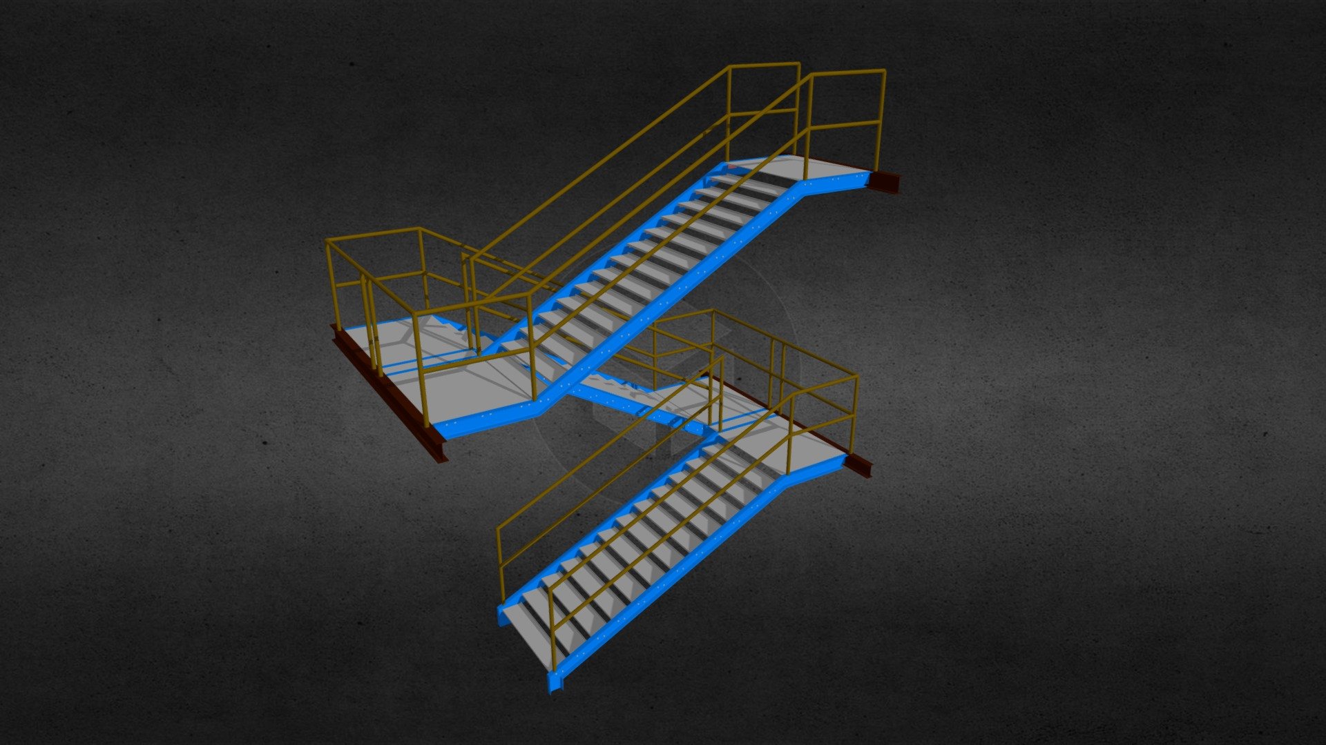 Stair Model - 3D model by Amr Hatem (@amrhatem248) [a8a6e8e] - Sketchfab
