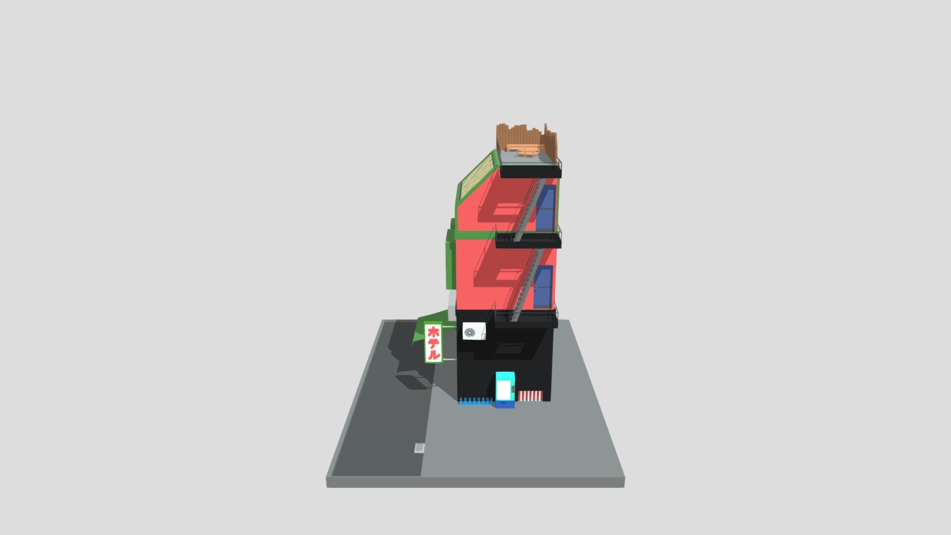 3DS MAX Isometric scene AV - 3D model by pedropinheirop [a8a7bab ...