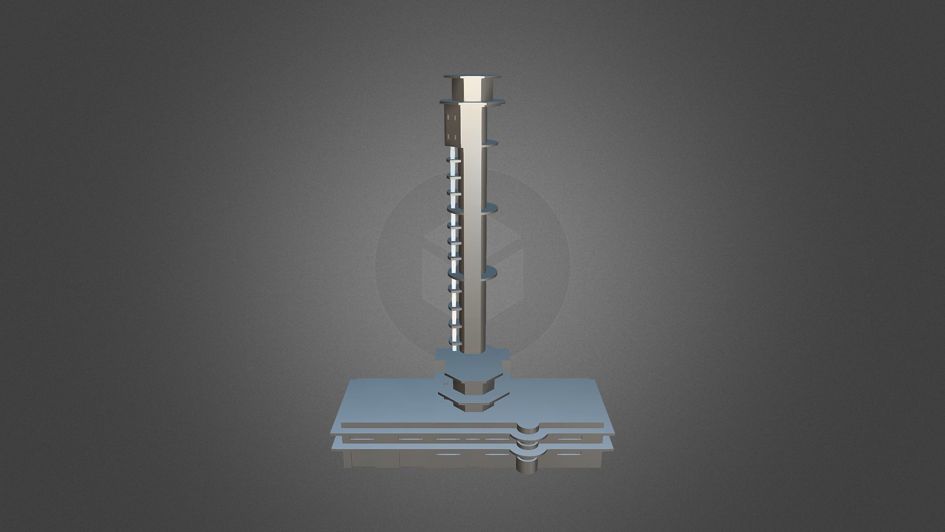 Ford Island Contol Tower Pearl Harbor - 3D model by TwistedMike ...