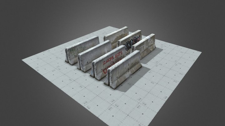 Roadblock 3D models - Sketchfab