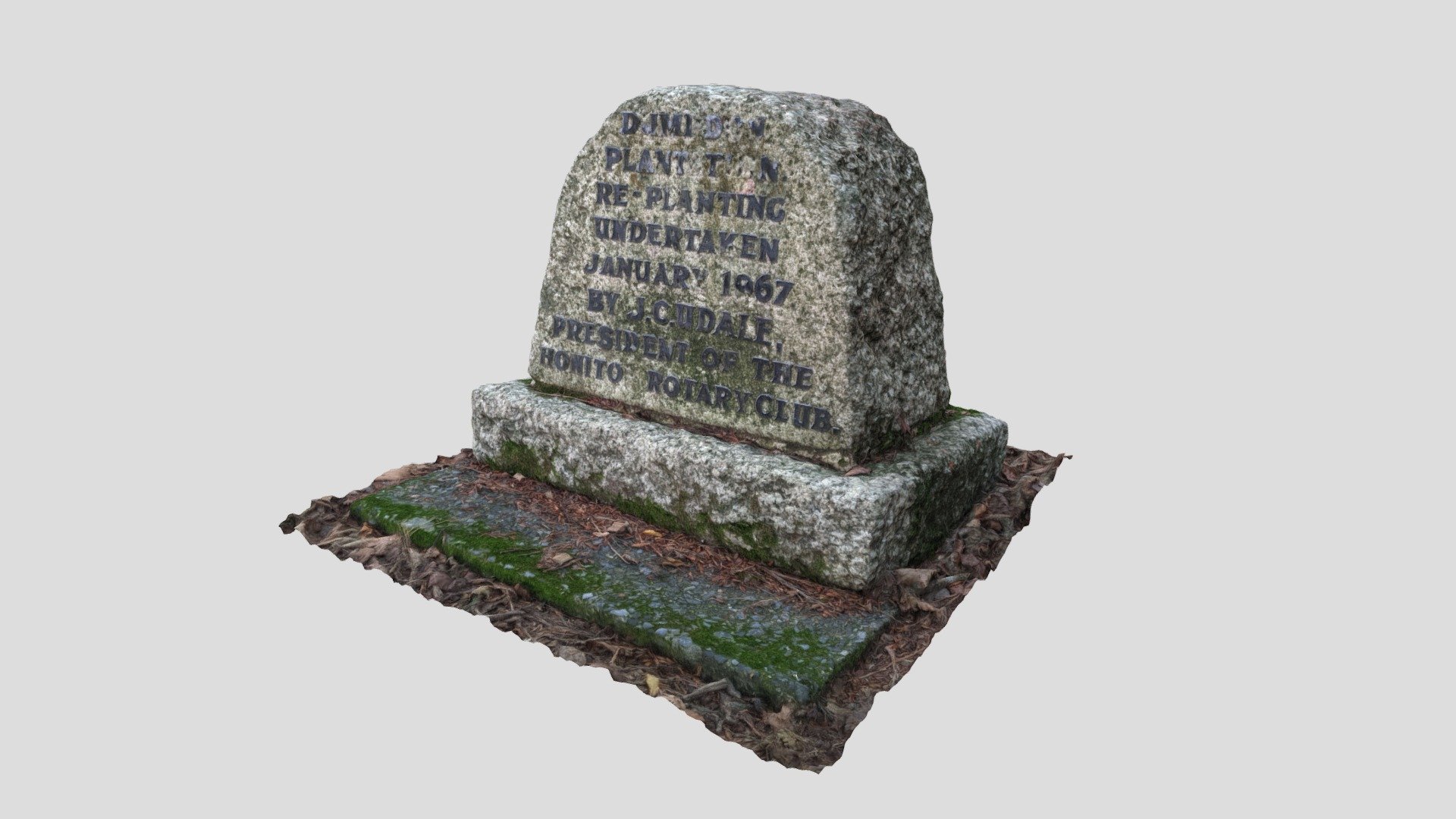 Dumpdon Hill Plantation Stone - Download Free 3D model by Josh Barlow ...