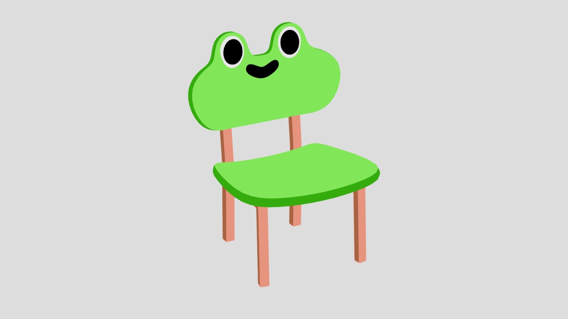 Froggy Chair - Download Free 3D model by Sosty_ar [a8ad454] - Sketchfab