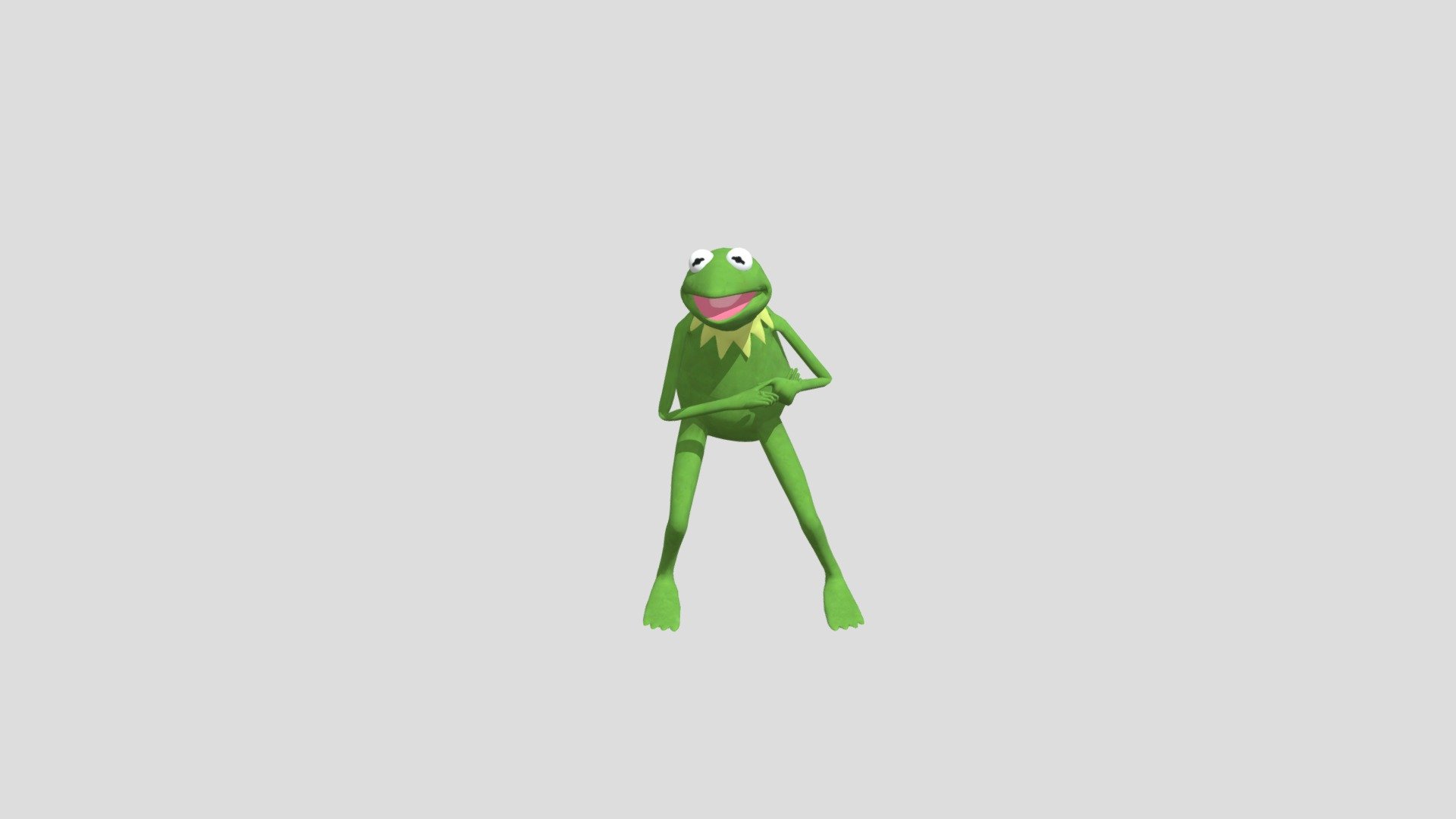 Vibe Kermit - 3D model by Red (@jakob.kush367) [a8ae620] - Sketchfab