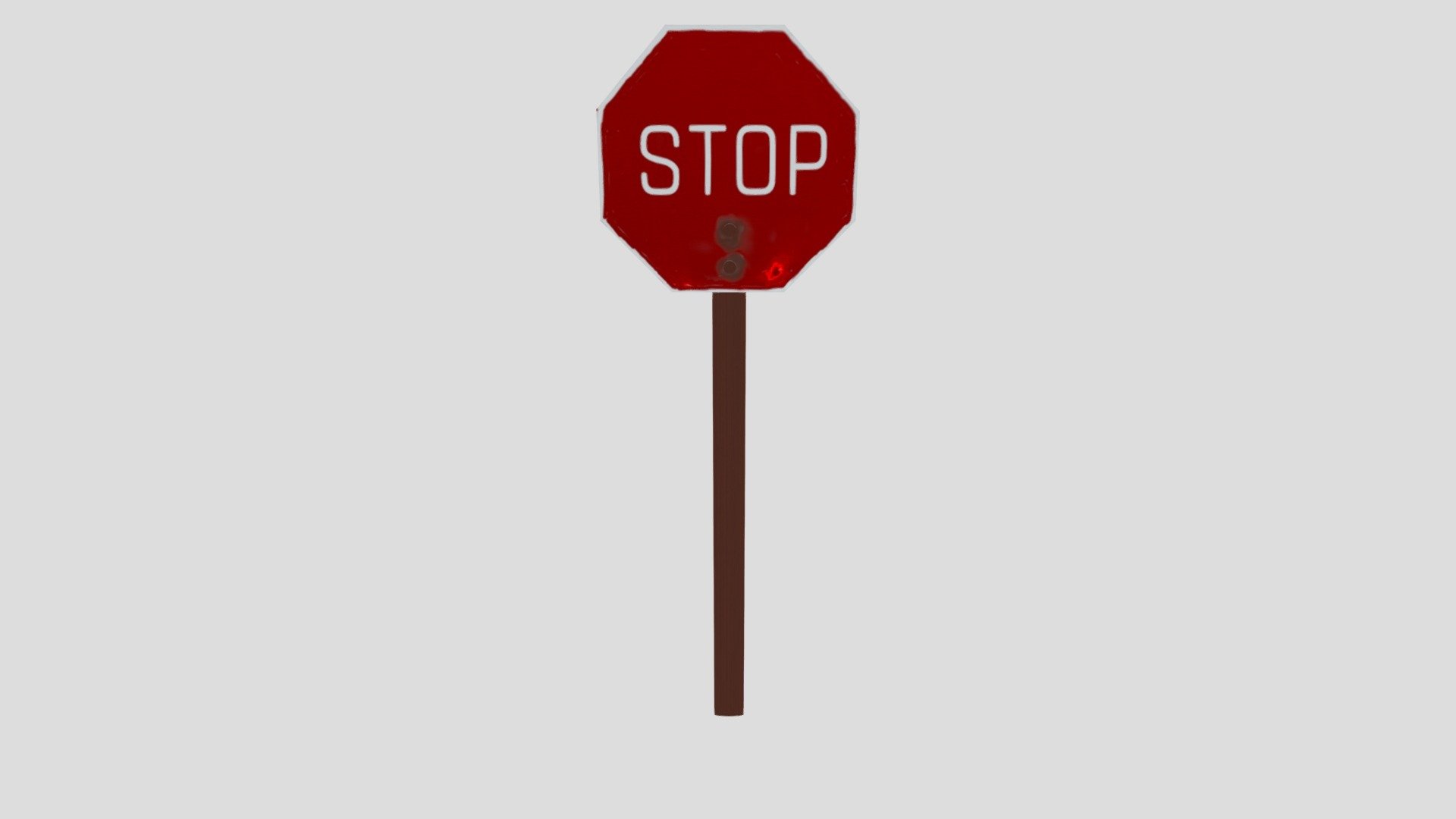 stop sign - 3D model by kchastain99 [a8ae8b8] - Sketchfab