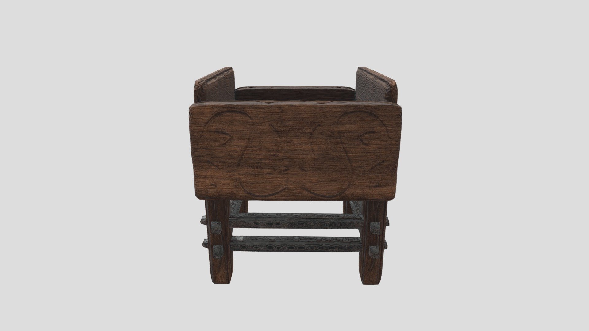 Medieval Barrel support - 3D model by Ian Barbosa (@Ian_Barbosa ...