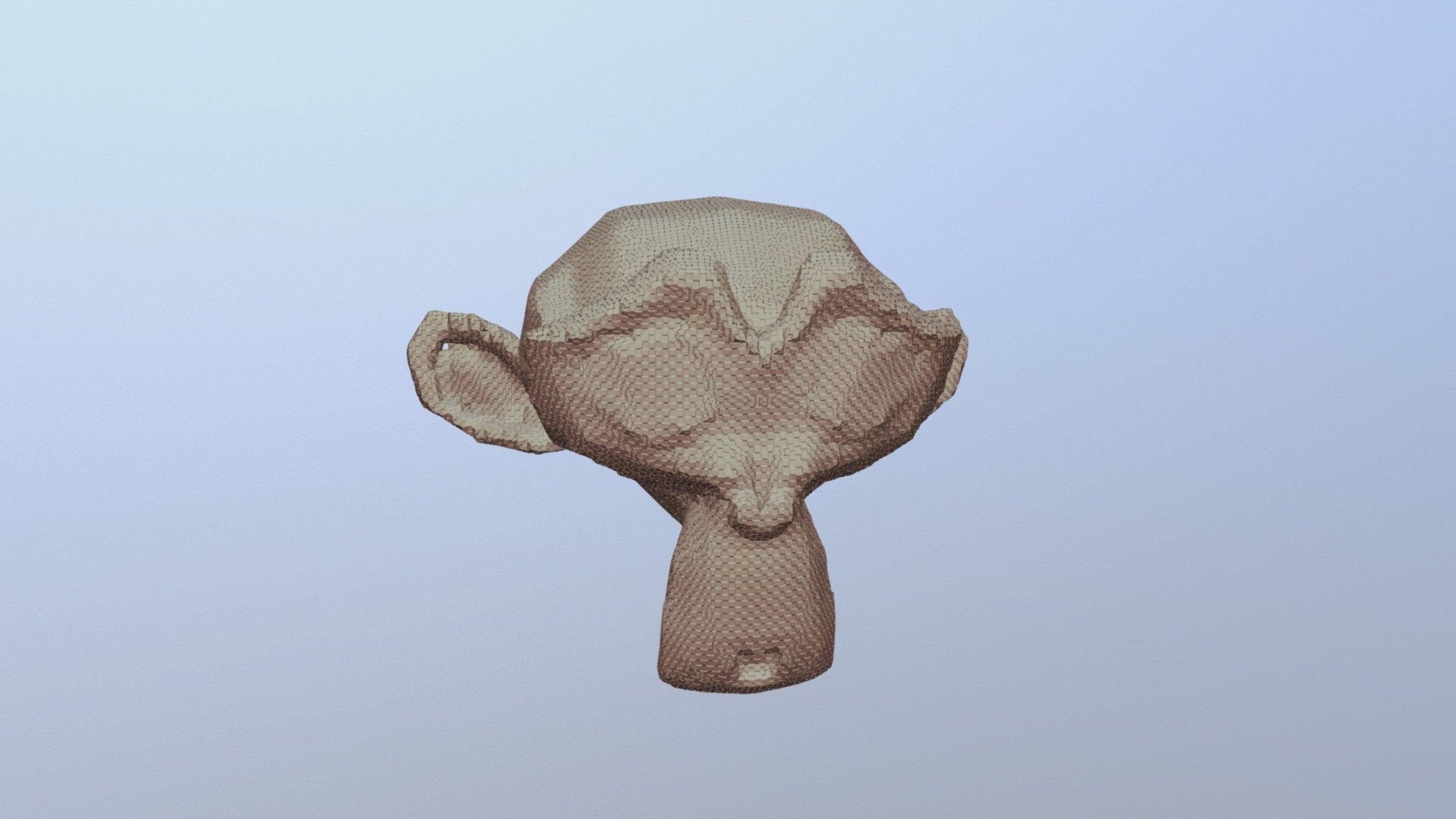 Procedural Weaved Suzanne - 3D model by Jimmy Gunawan (@jimmygunawan ...
