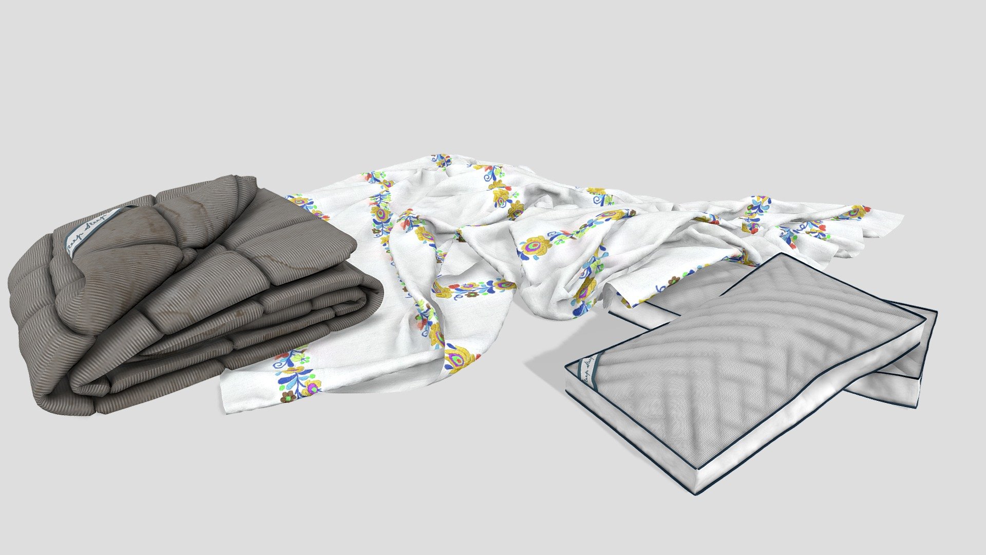 Bedding Pack - Buy Royalty Free 3D model by Noonckat [a8b0fcc ...