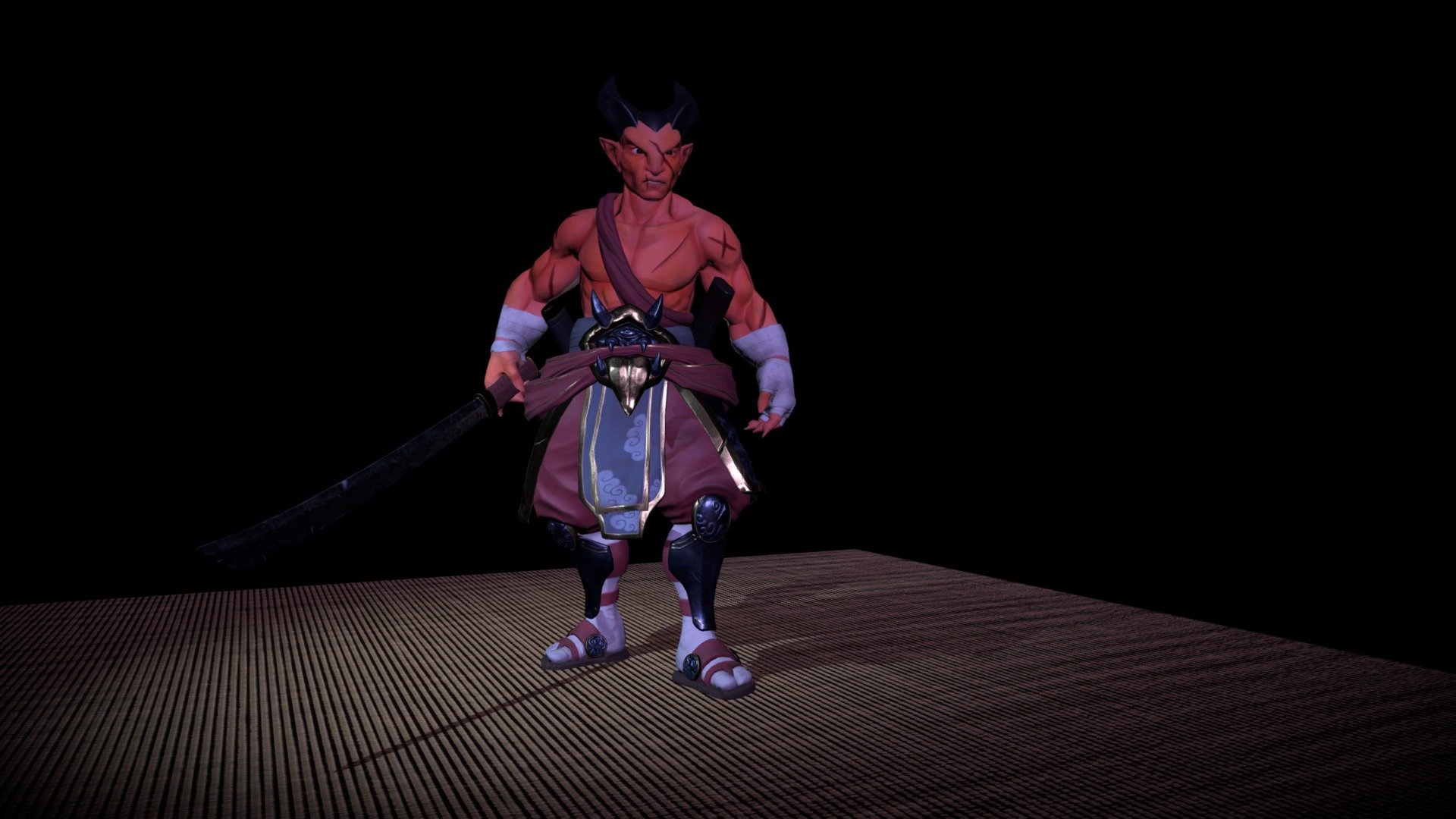 Crimson Ronin - 3D model by Jessika Sayuki (@jessika_sayuki) [a8b1ede ...