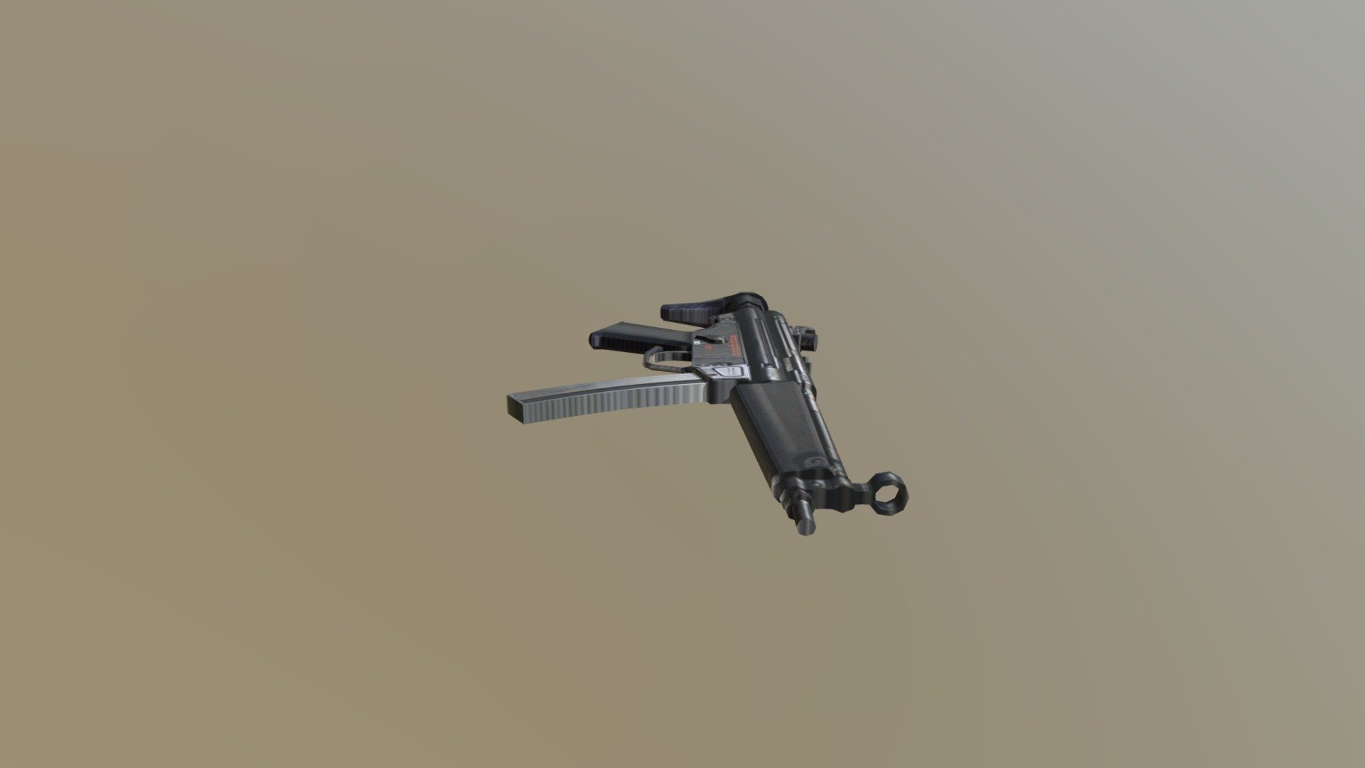 MP5 Weapon - 3D model by deltatechstudios [a8b3426] - Sketchfab