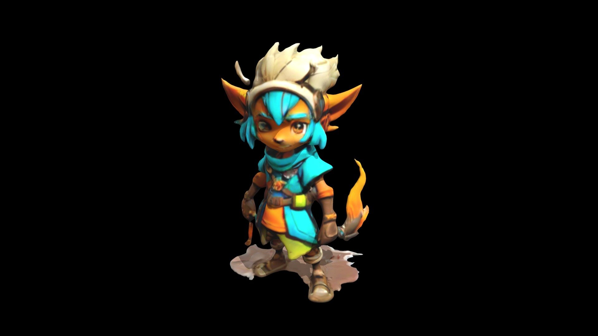 Roy from Overwatch, an animated character with v - Download Free 3D ...