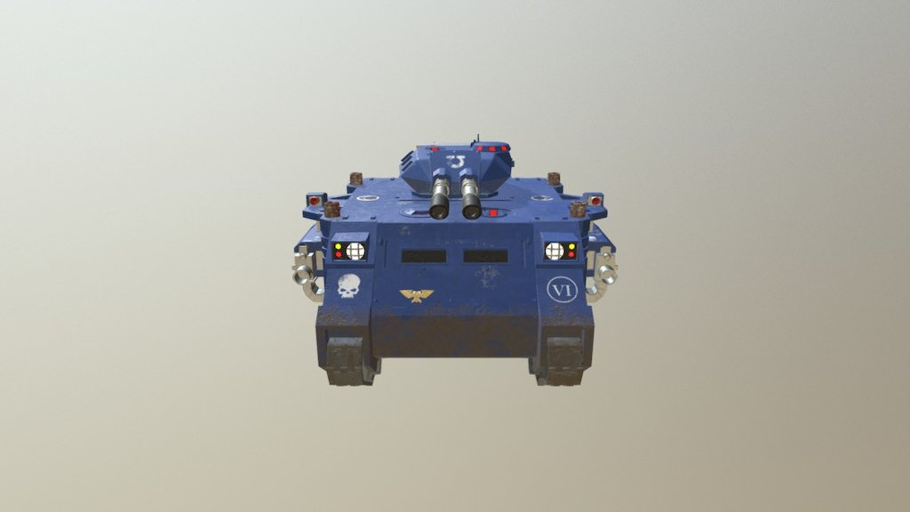 Warhammer 40K Predator - 3D model by coreynewell [a8b7620] - Sketchfab