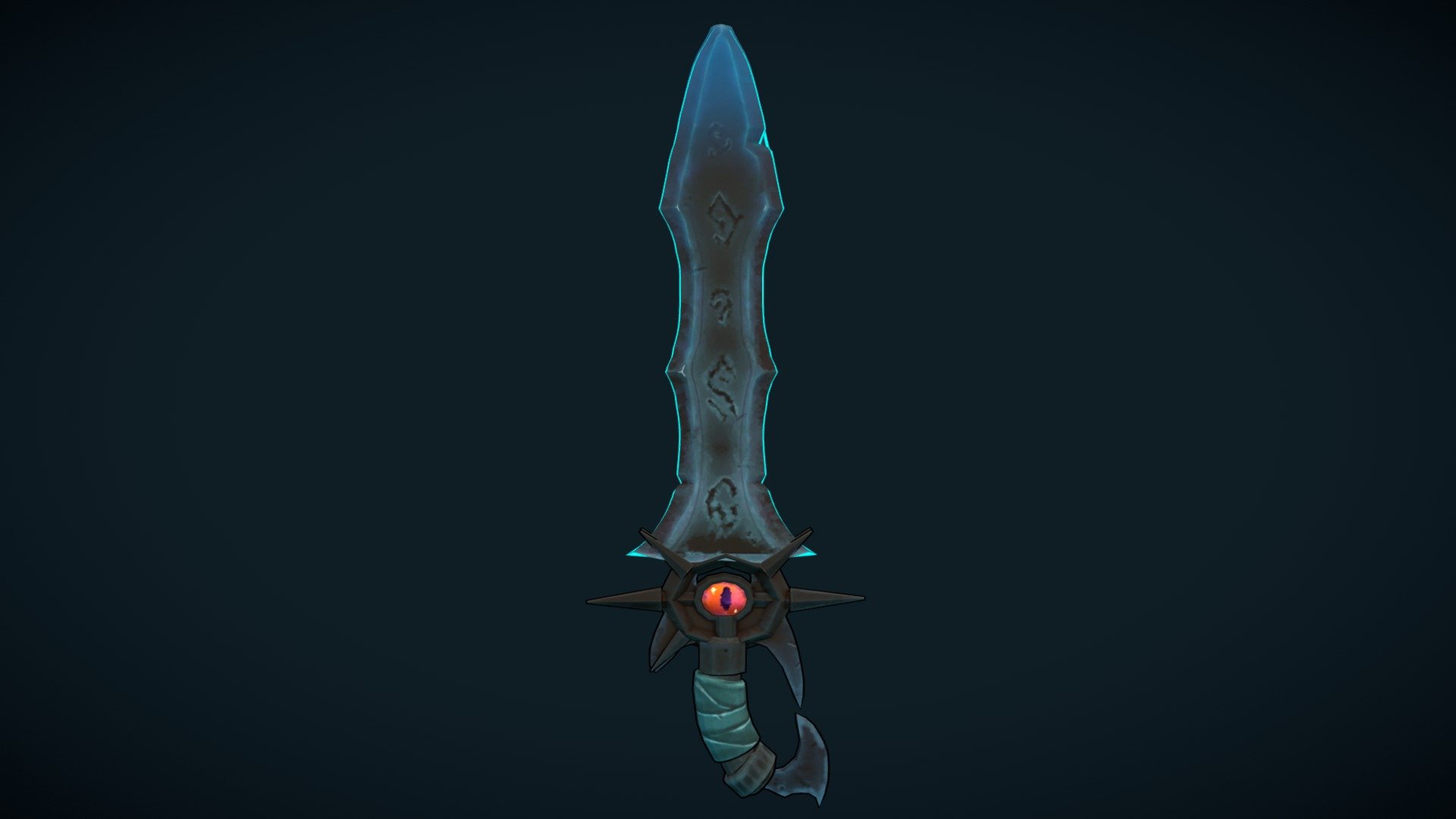 Stylized Blade Of Damnation - 3D model by wildenza (@wildenza) [a8b82d6 ...
