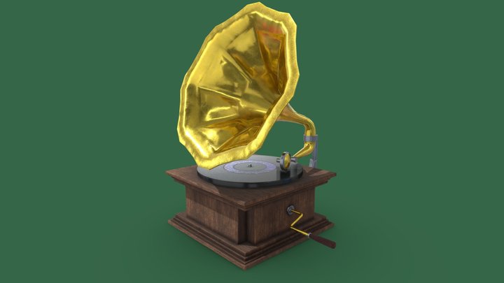 Gramophone 3D models - Sketchfab