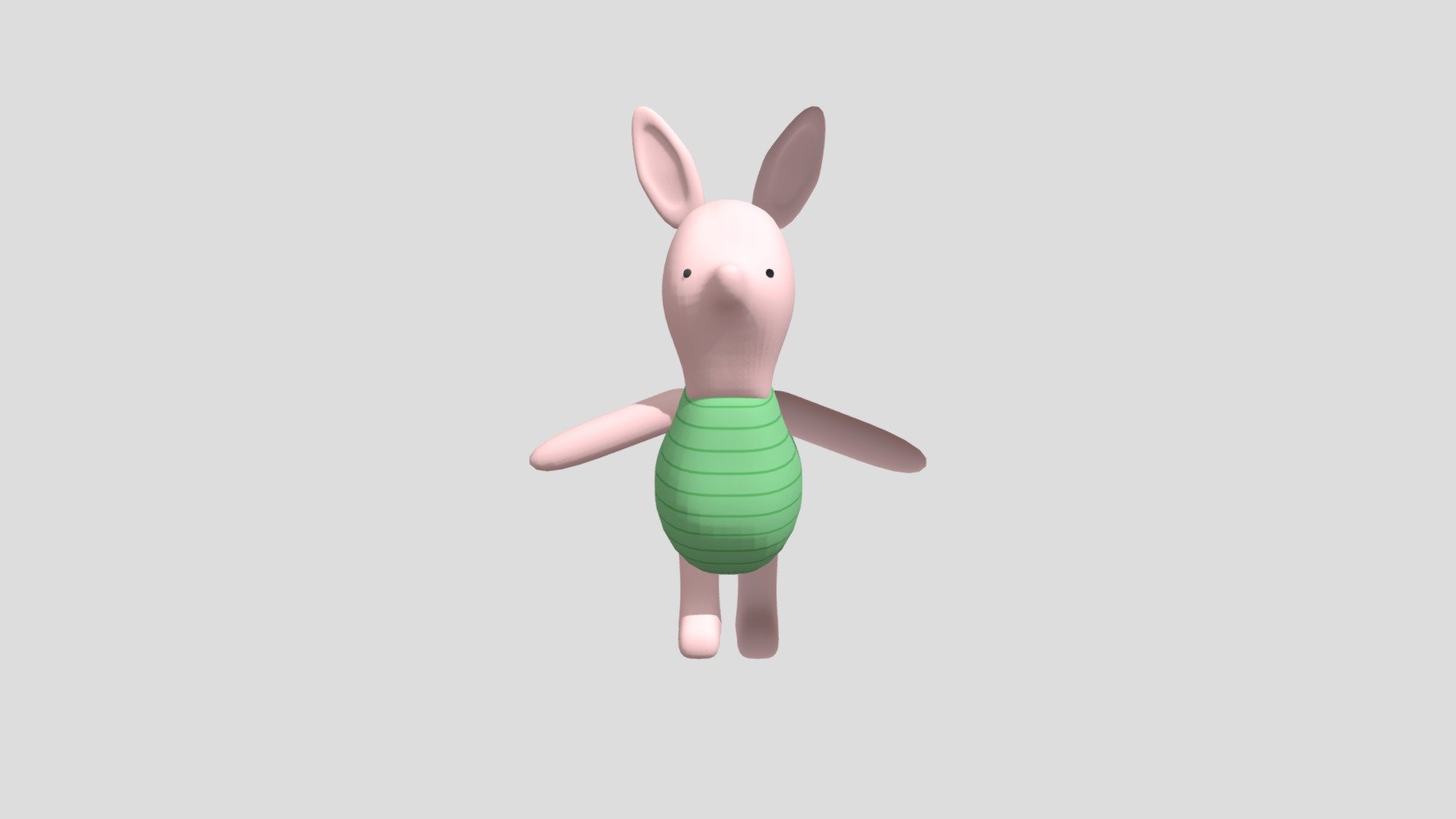 Classic Piglet - 3D model by Pooh's Honey Pot (@vandergav95) [a8bb14e ...