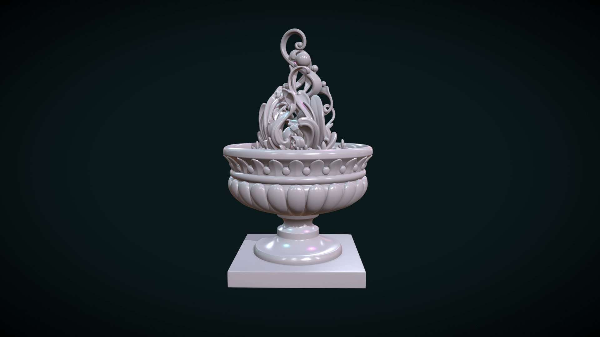Abstract plant Vase - 3D model by Skazok [a8bc33c] - Sketchfab