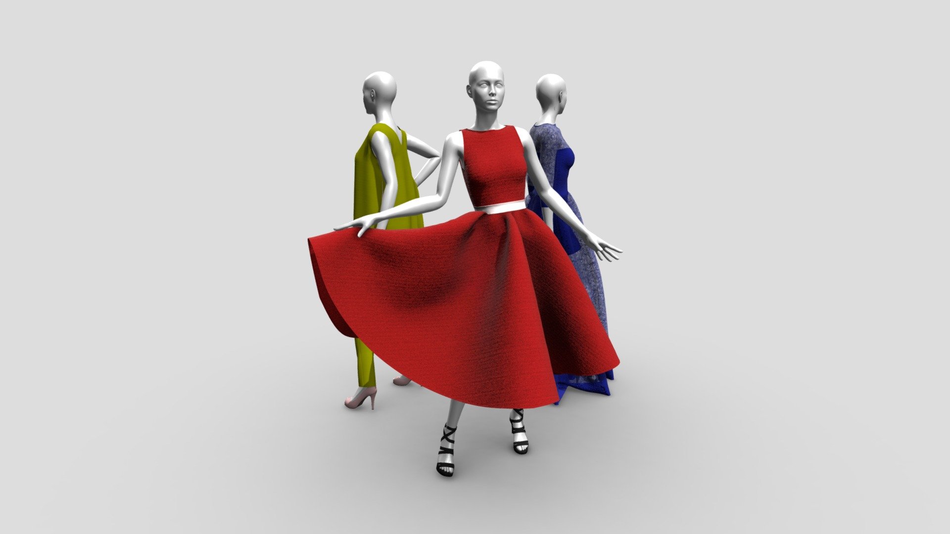 Dresses pack - 3D model by Innowise: 2D/3D Design and Software ...