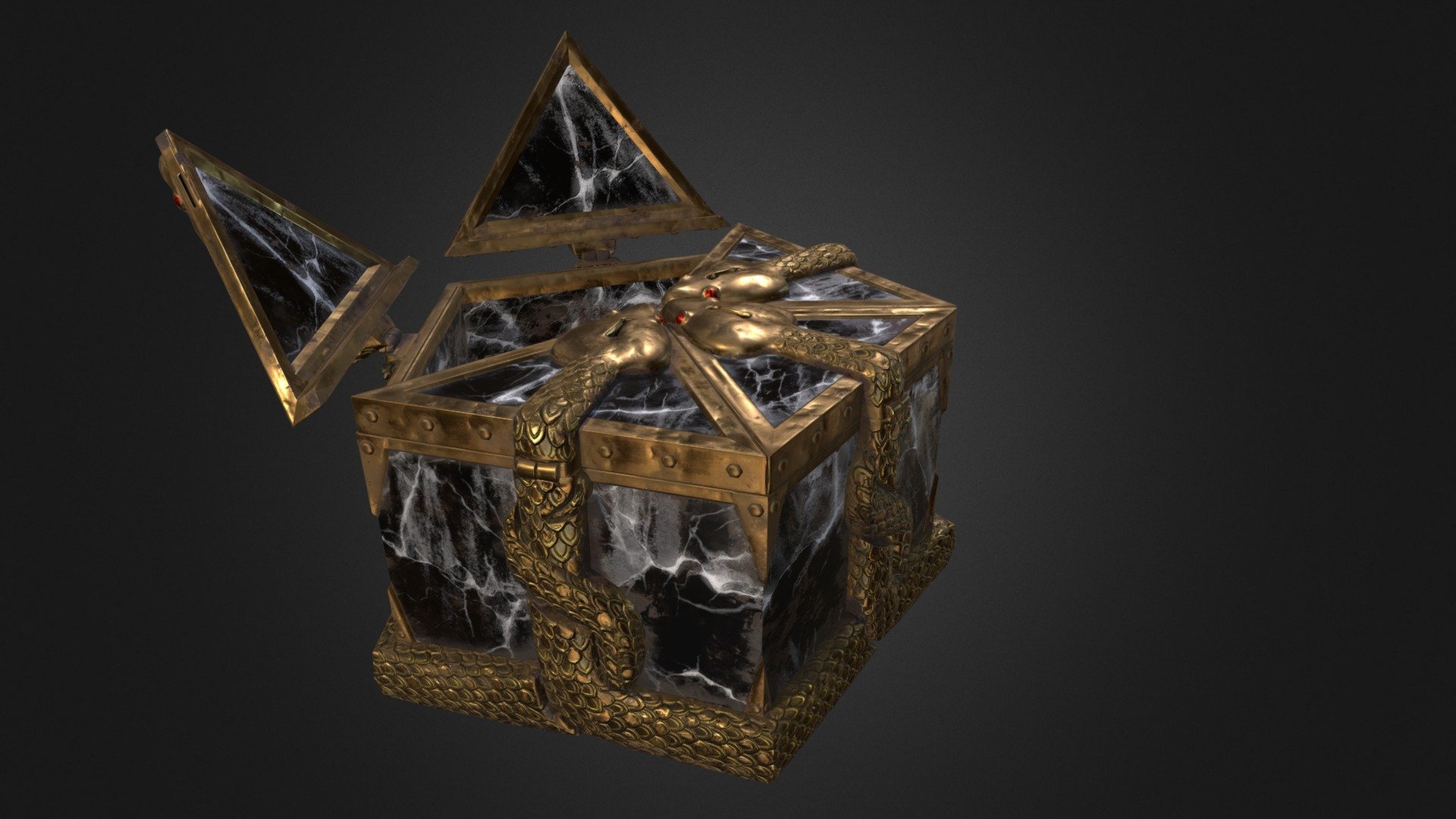 Snake Chest - 3D model by MotherLyra [a8bf4fe] - Sketchfab