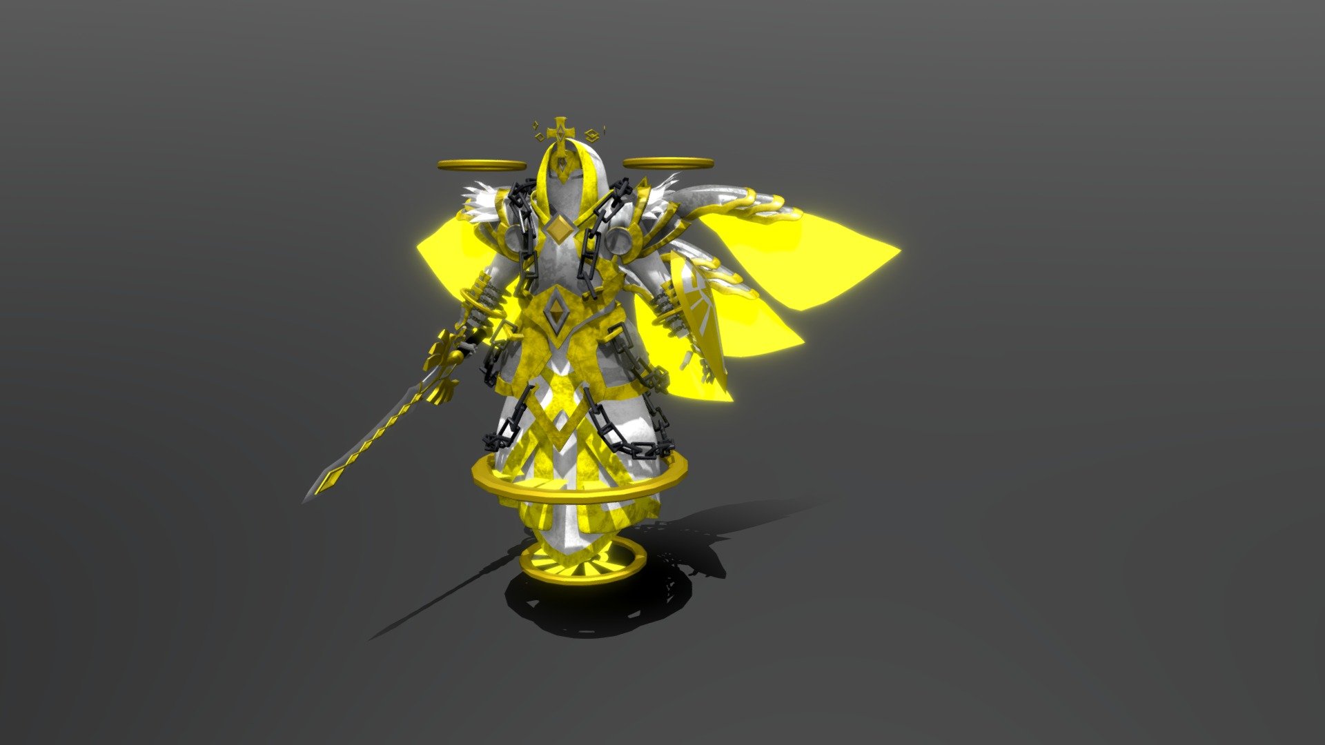 God of Light Brave - 3D model by Adminbrave [a8bfb97] - Sketchfab