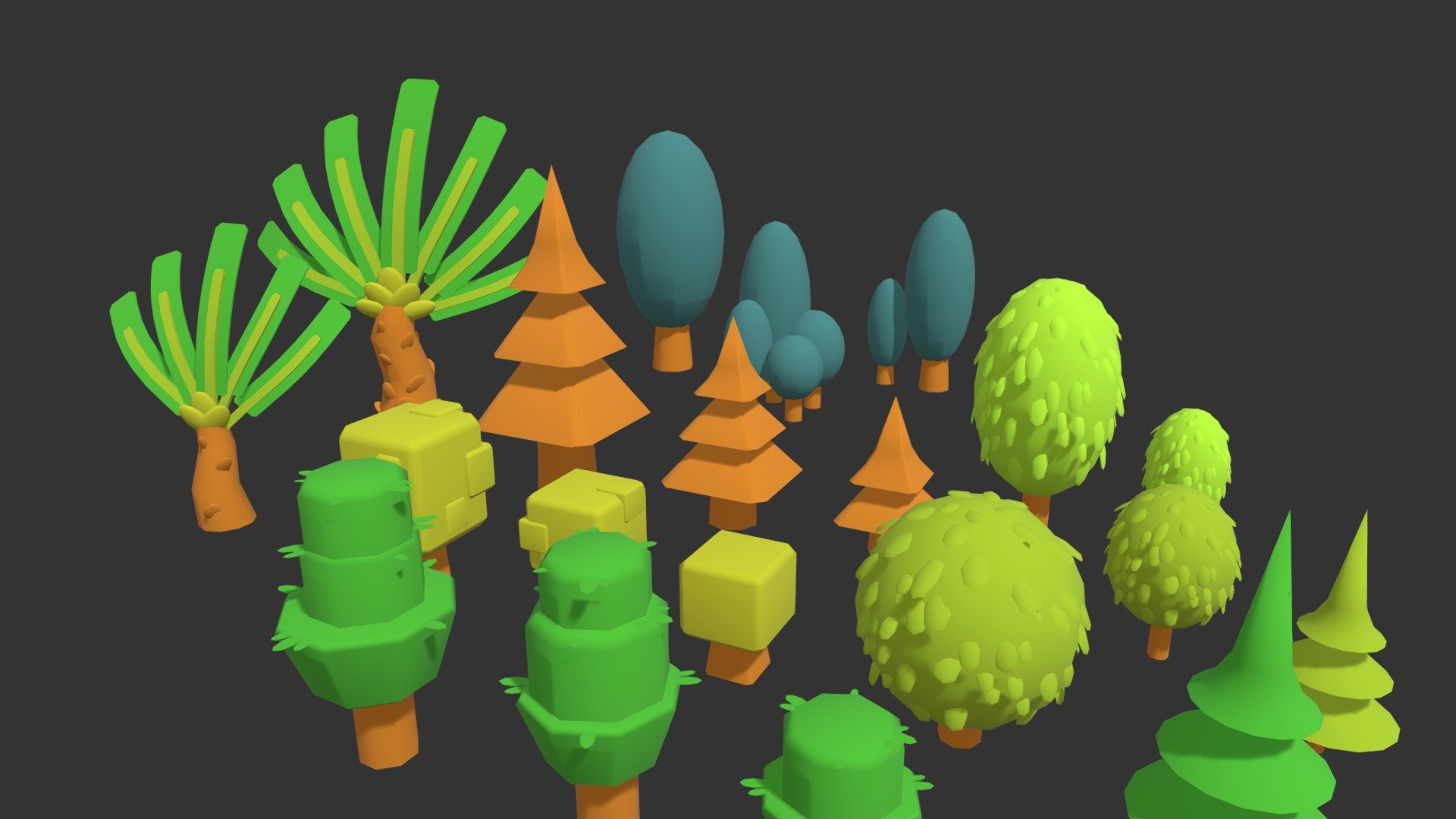 Trees 3D Low Free - Download Free 3D model by ZenthosStudio [a8c038e] - Sketchfab
