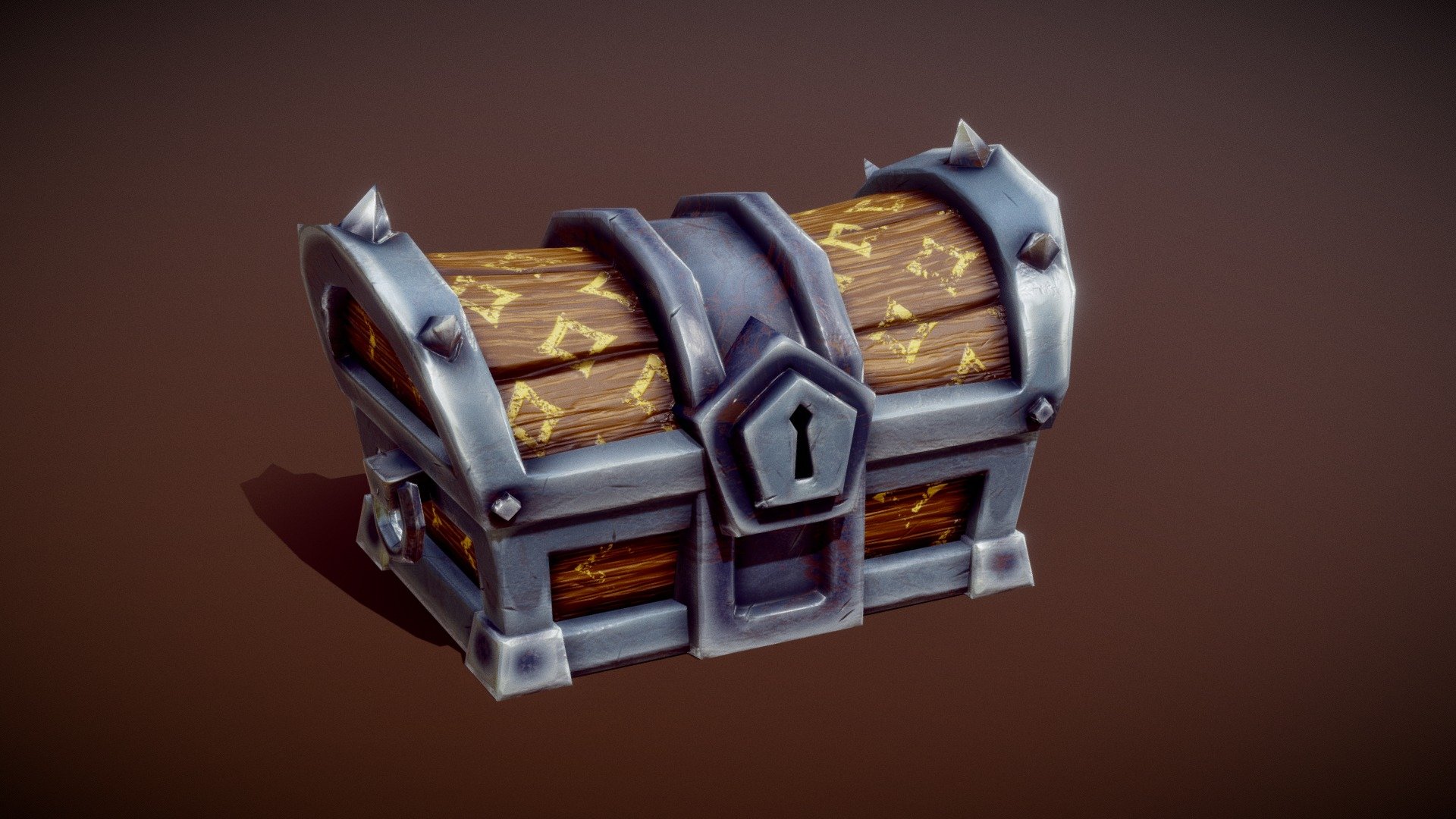 Low Poly Chest - 3D model by Noémie Berteau (@BerteauNoemie) [a8c224d ...