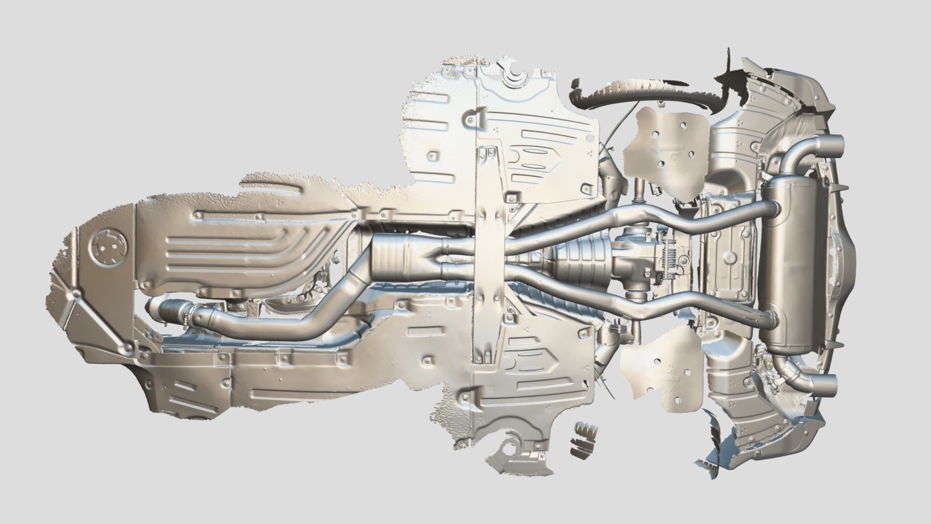 Toyota GR Supra (A90) – Underbody & Exhaust Scan - 3D model by SYBA ...