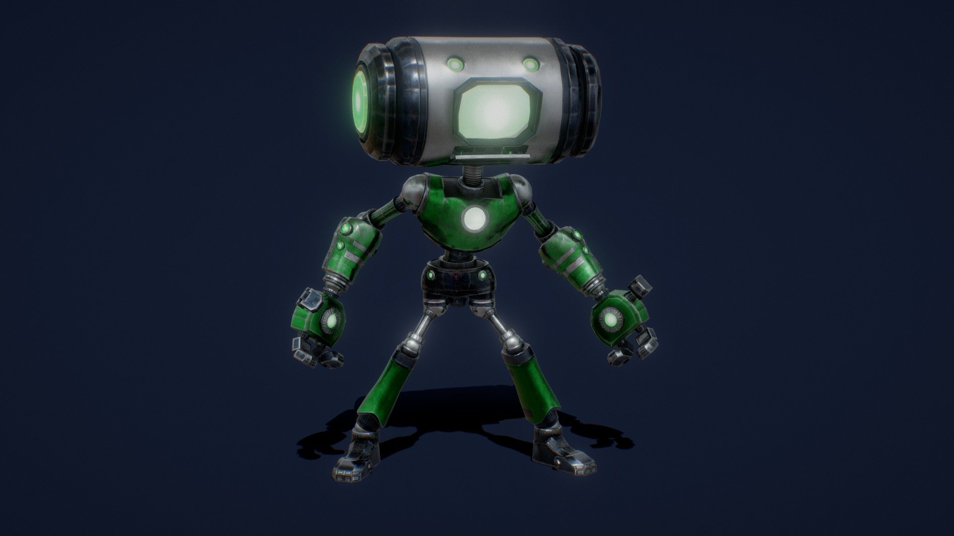 Radical Robots - Z Kyle Robot Character - 3D model by Isaack - Tacko ...