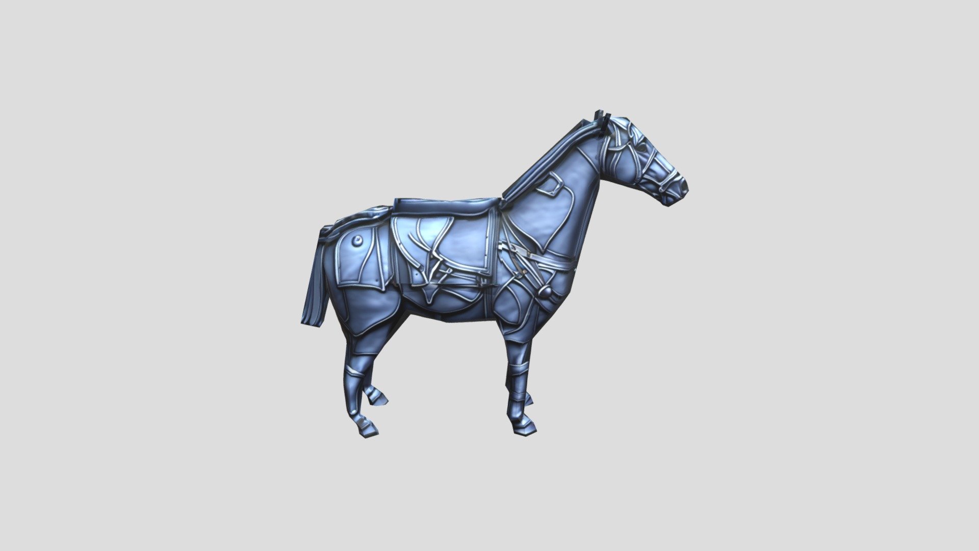 Knight's Horse - 3D model by soner.arslankara [a8c3897] - Sketchfab